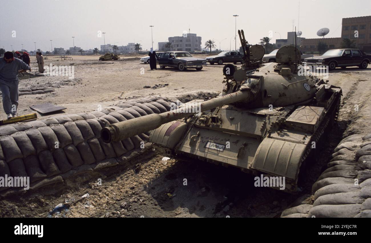 First Gulf War: 10th March 1991 An abandoned Iraqi Type 69 Chinese tank ...