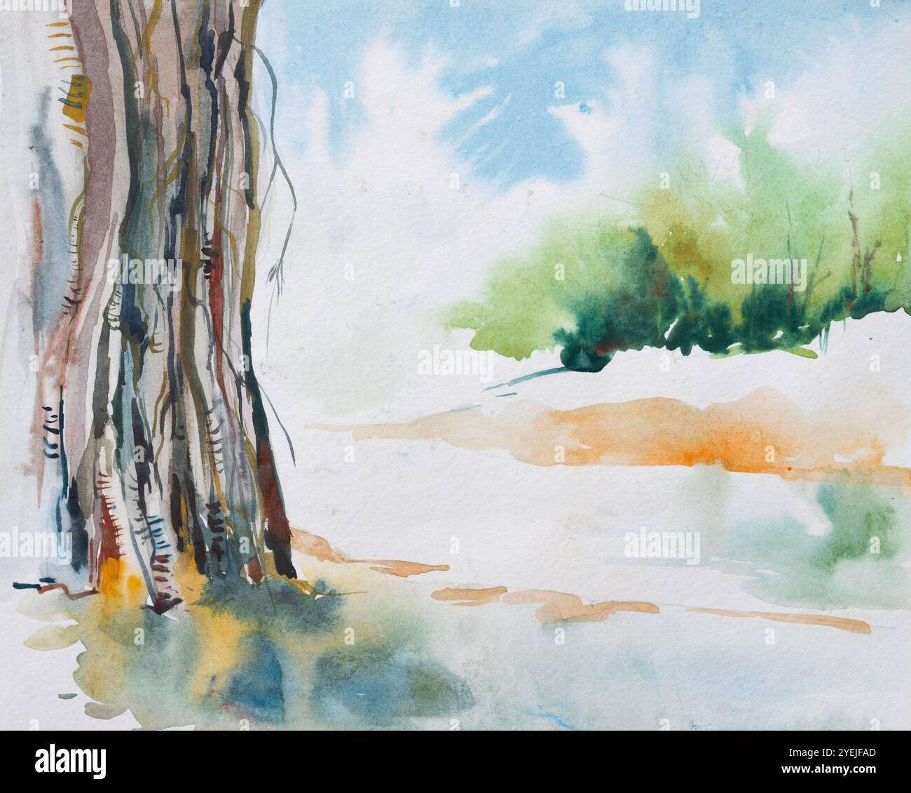 Bark painting hi-res stock photography and images - Alamy