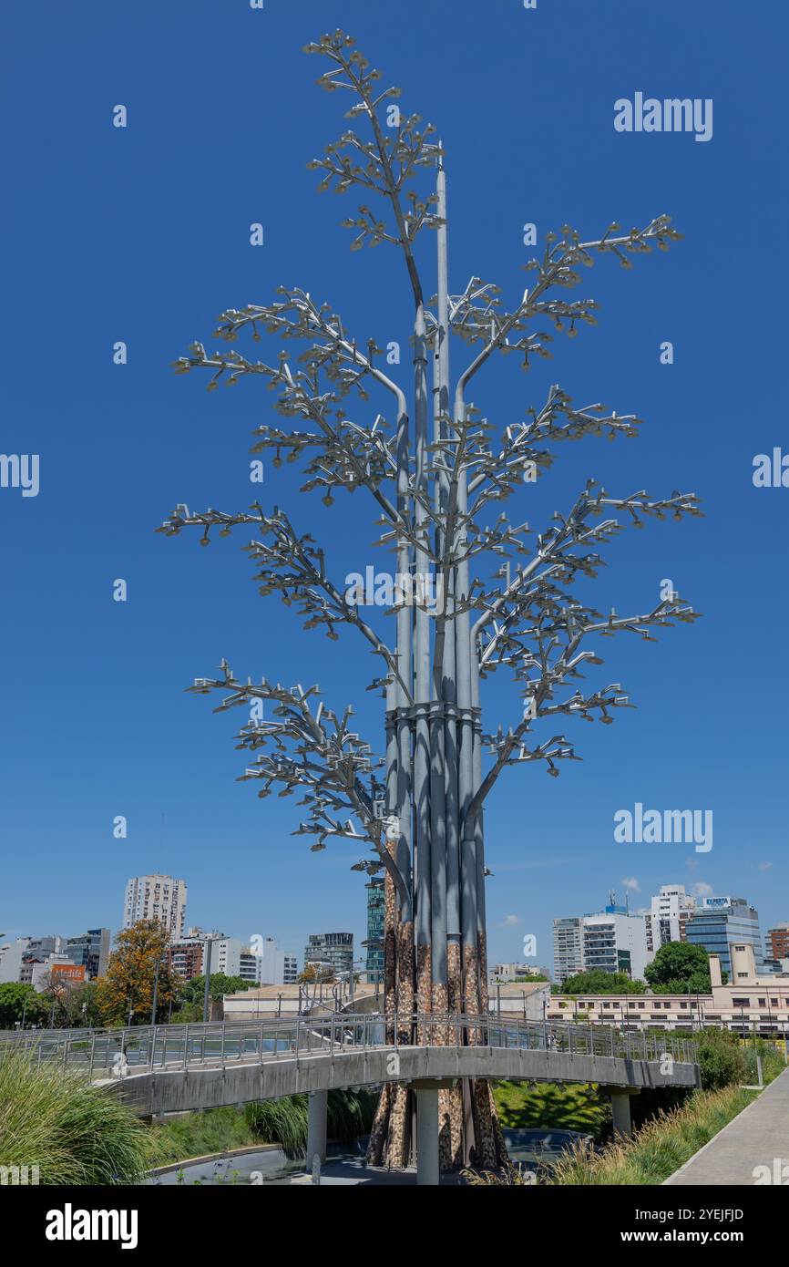 Buenos Aires, Argentina. October 27, 2024. Arborea Magna, a public art ...