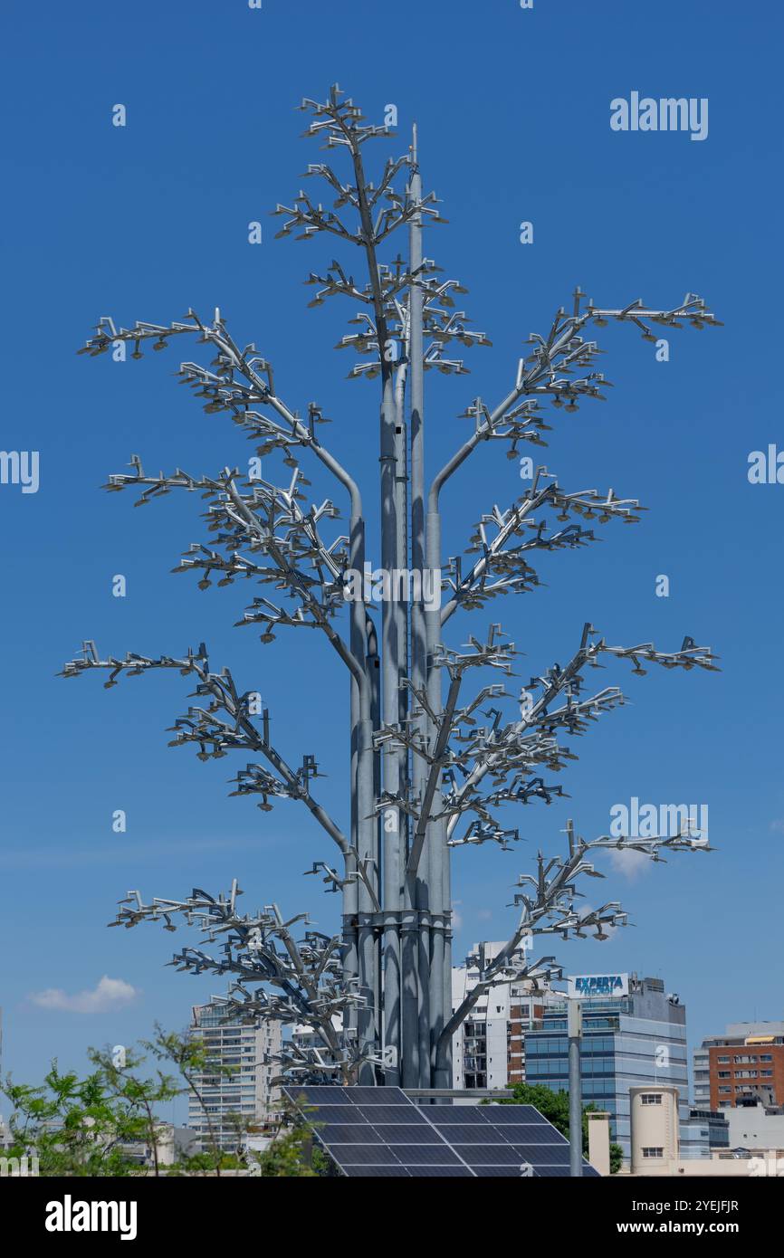 Buenos Aires, Argentina. October 27, 2024. Arborea Magna, a public art ...