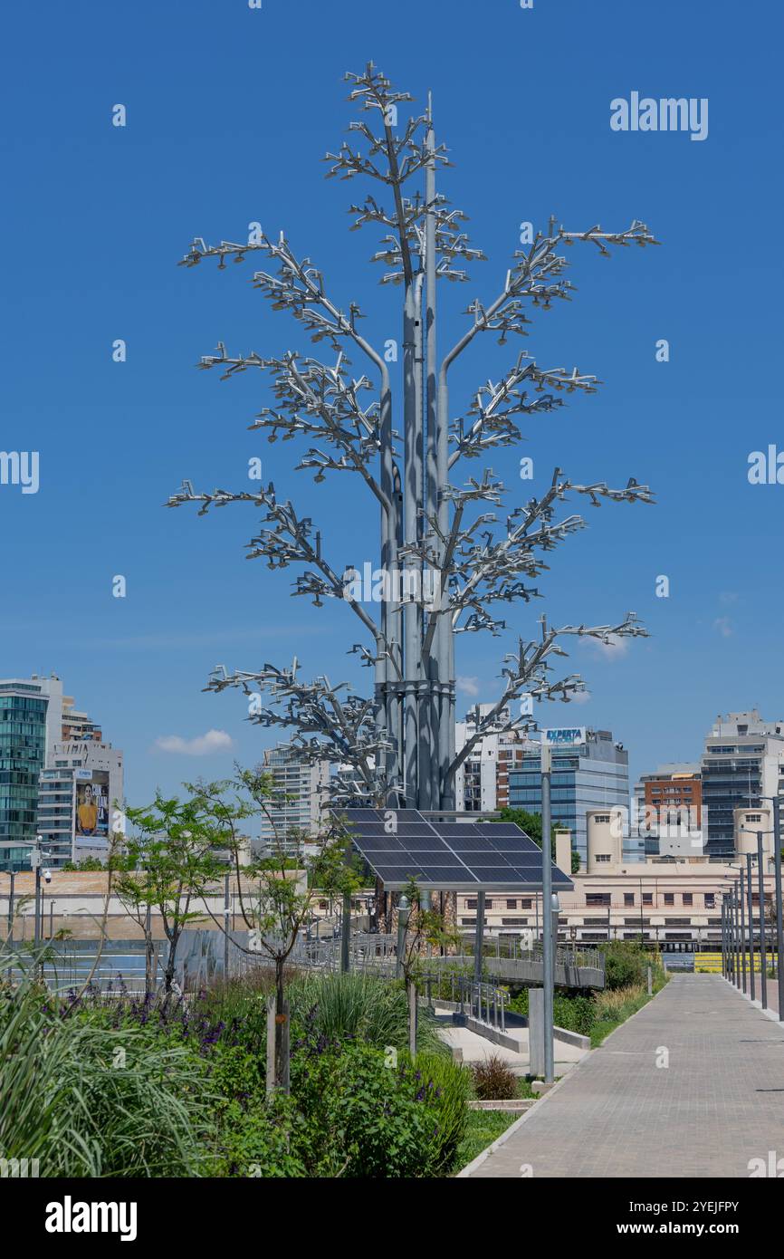 Buenos Aires, Argentina. October 27, 2024. Arborea Magna, a public art ...