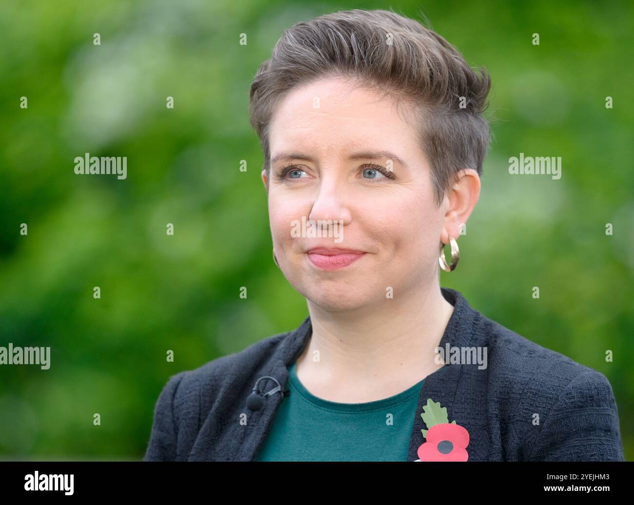 Carla Denyer MP - Co-Leader Green Party - on College Green, Westminster ...