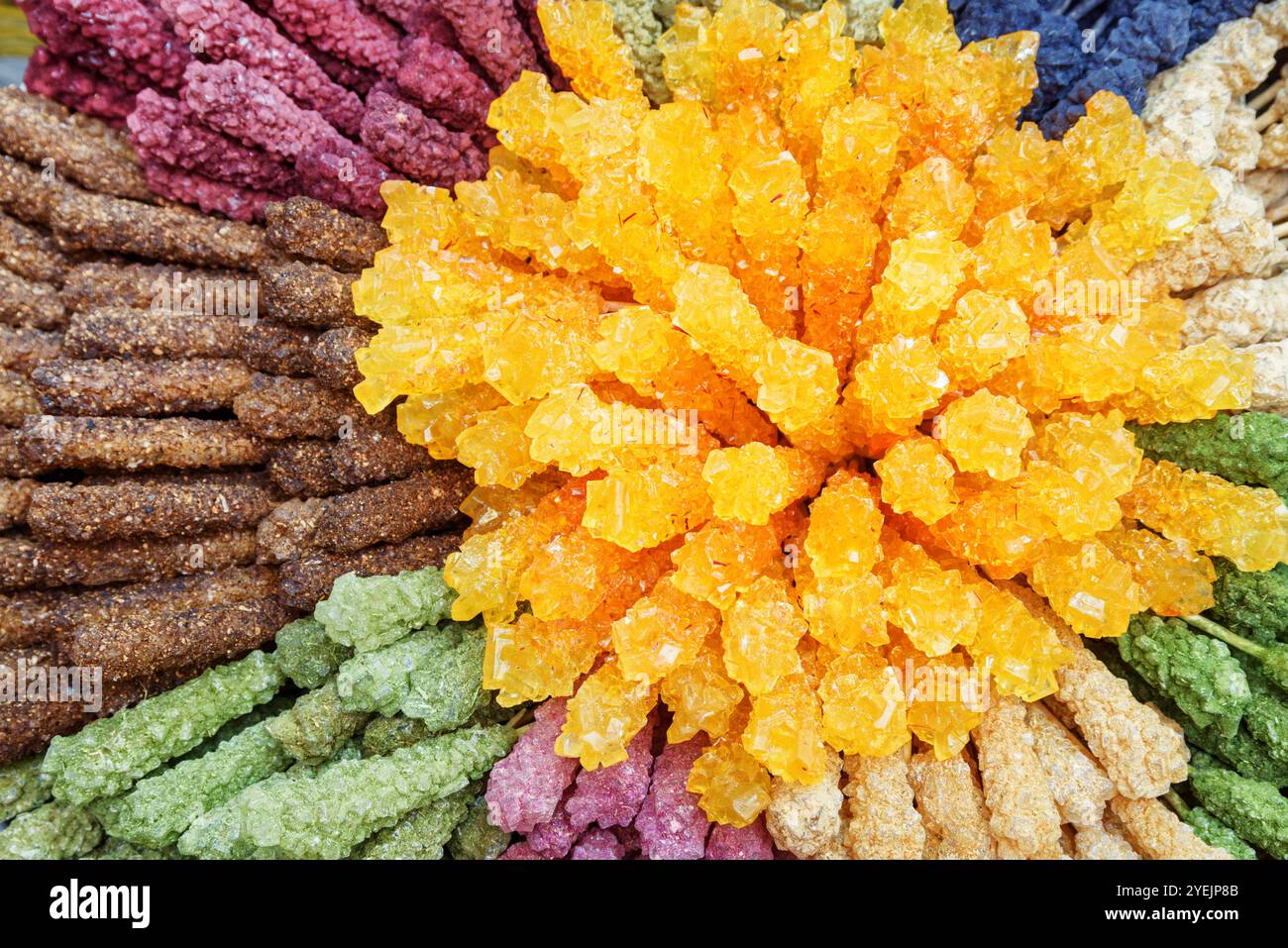 Rock candy crystal stick hi-res stock photography and images - Alamy