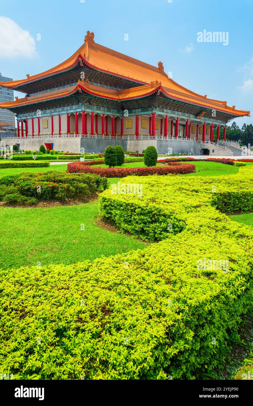 Wonderful view of scenic garden and the National Theater, Taiwan Stock ...