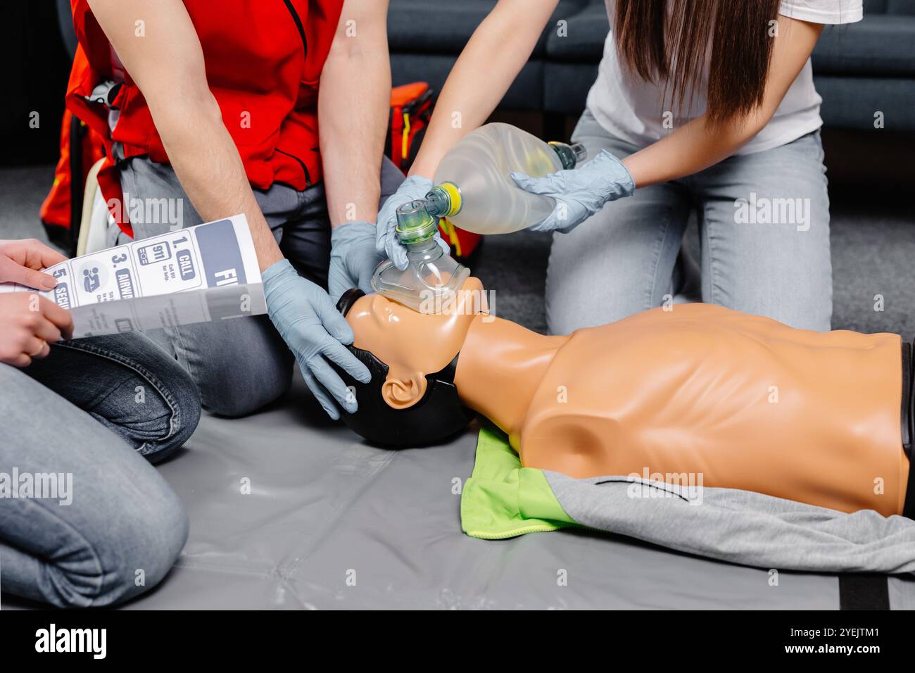 Hand holding resuscitation bag in hi-res stock photography and images - Alamy