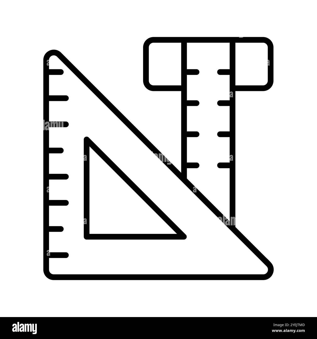 Vector measuring tools measuring tools rulers hi-res stock photography ...