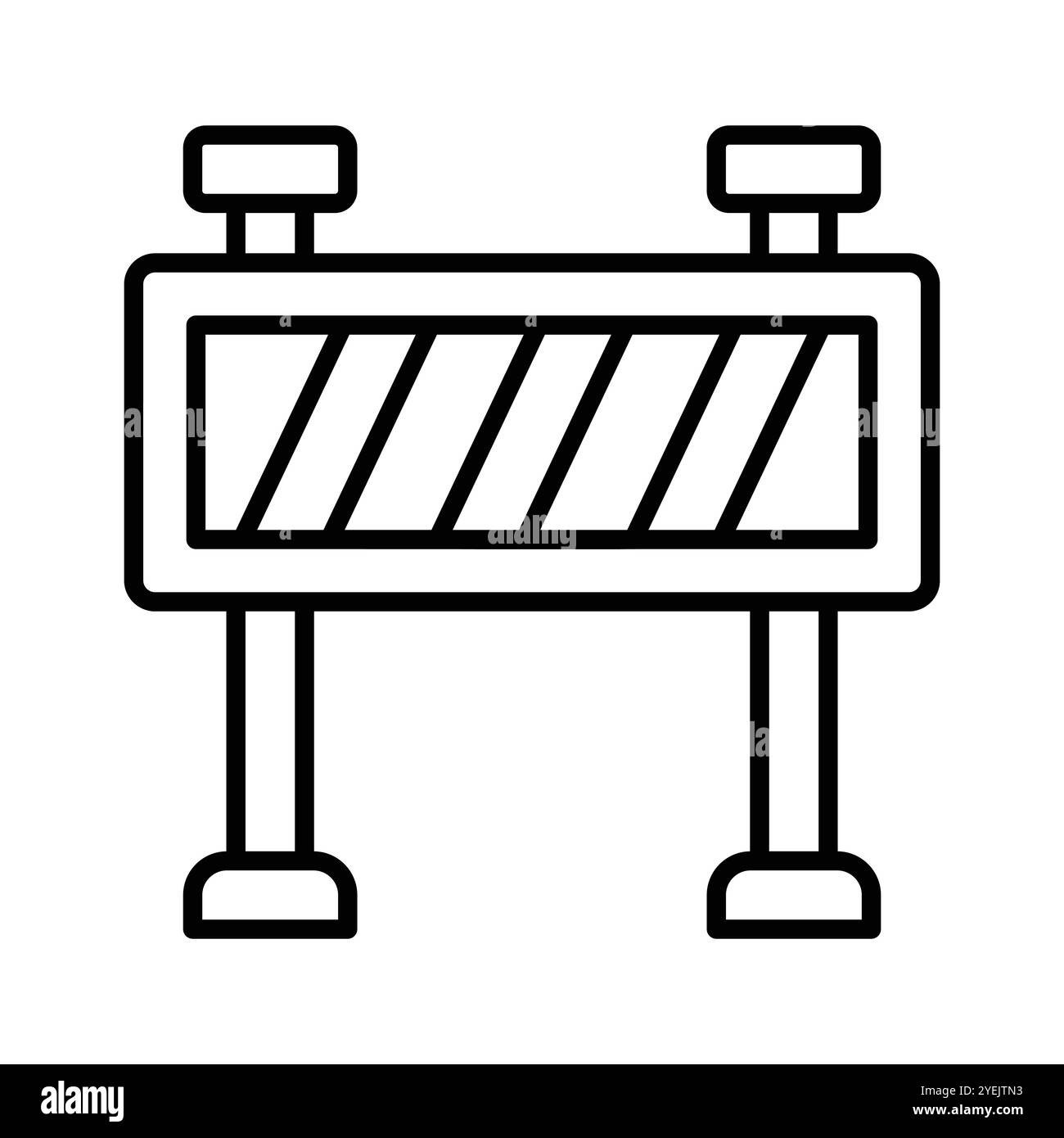 Construction barrier icon roadblock hi-res stock photography and images ...