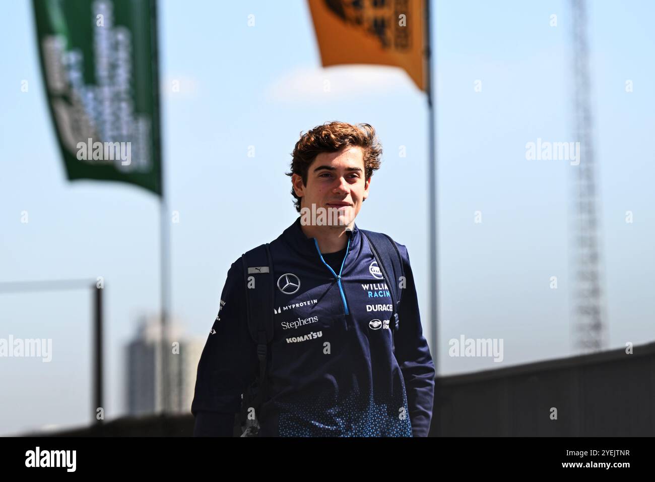 Sao Paulo, Brazil. 31st Oct, 2024. Franco Colapinto (ARG) Williams ...