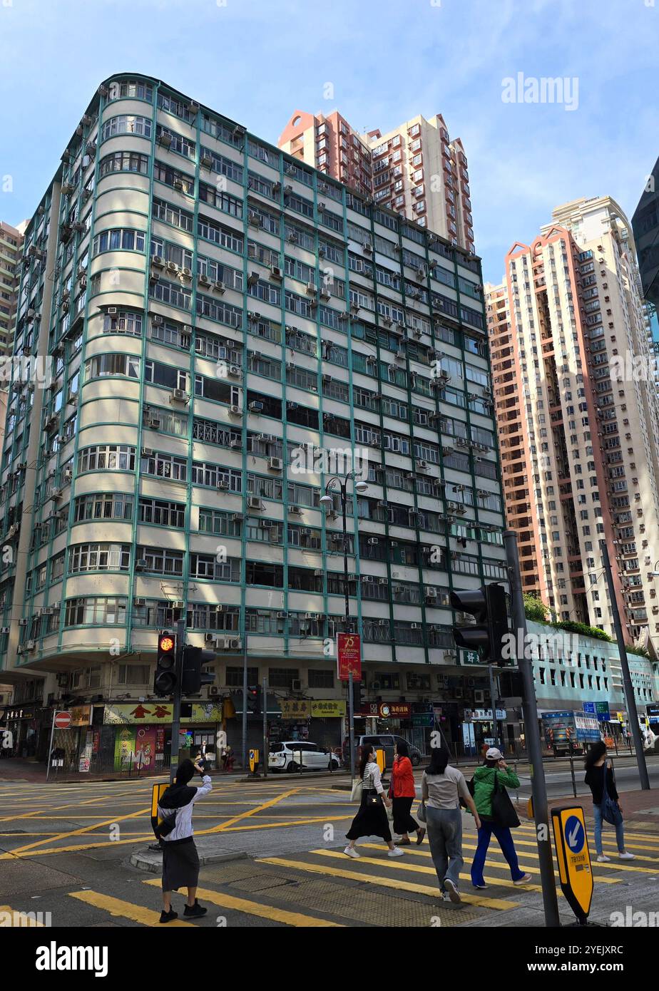 The North Point Mansion on King's Road, Tsat Tsz Mui, Hong Kong Stock ...