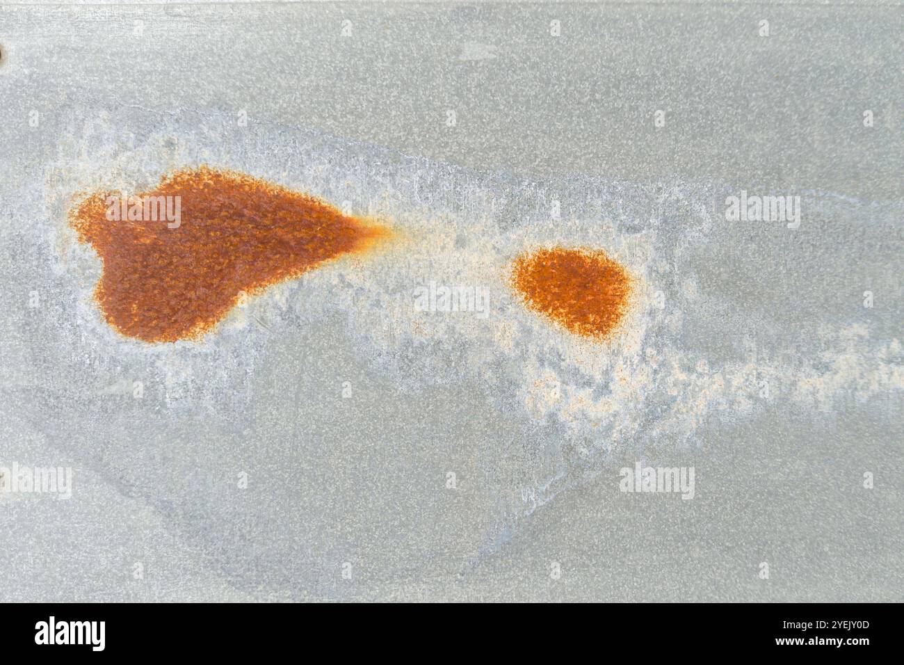 Rust Spot on Weathered Metal Surface Stock Photo - Alamy