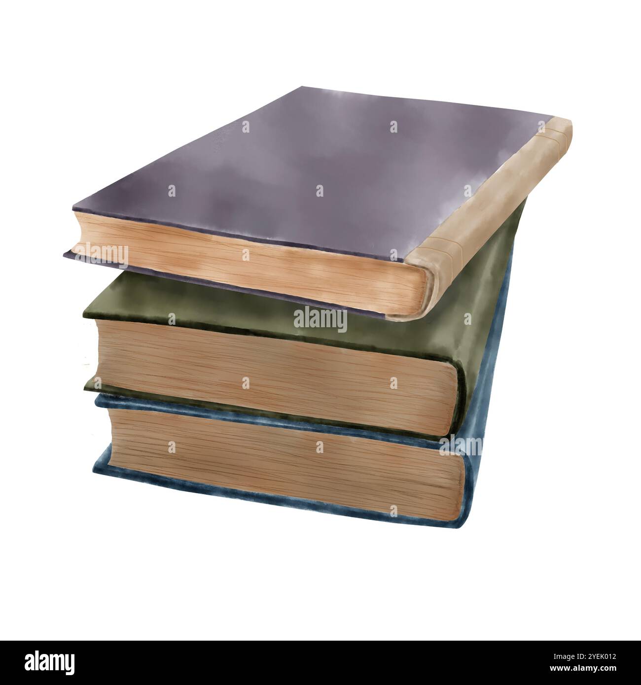 Stack of books in a library Cut Out Stock Images & Pictures - Alamy