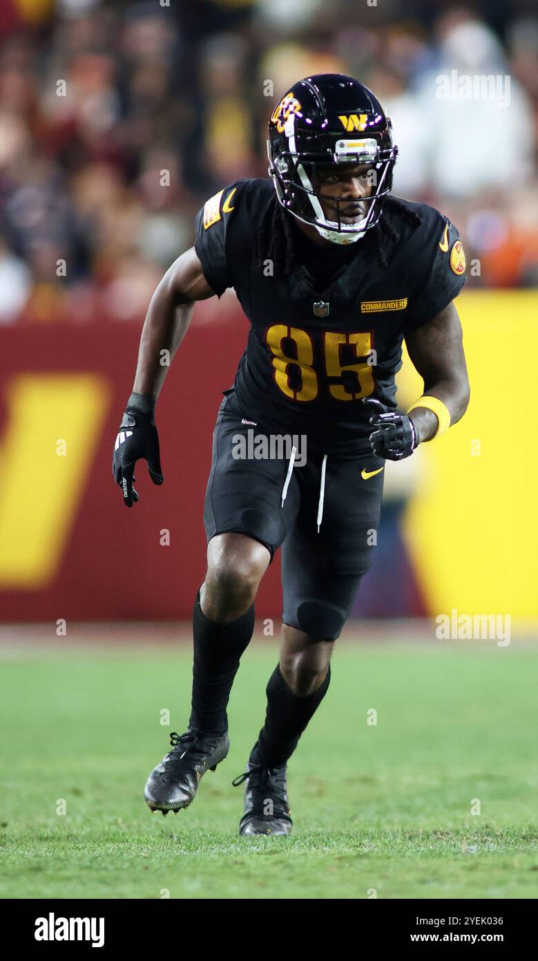 Washington Commanders wide receiver Noah Brown (85) runs a route during ...