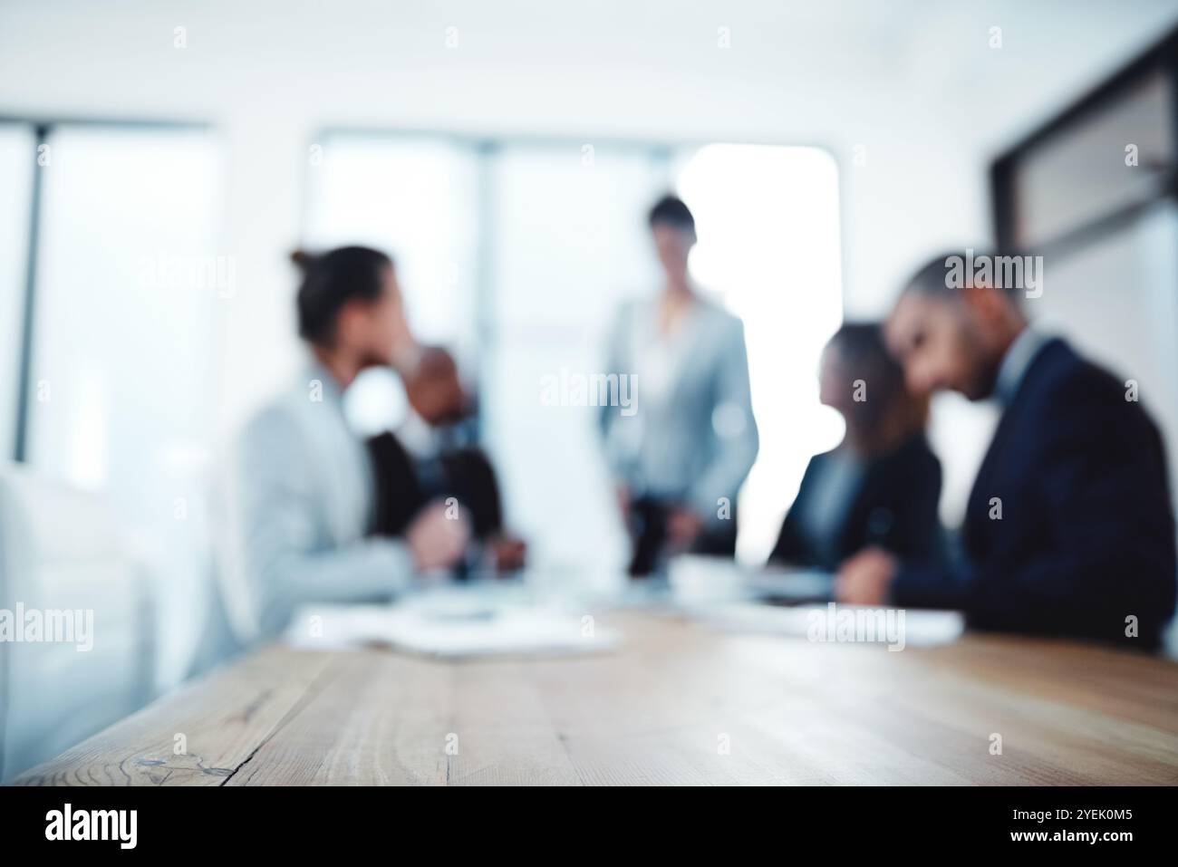 Business, people and meeting in boardroom with strategy, brainstorming ...