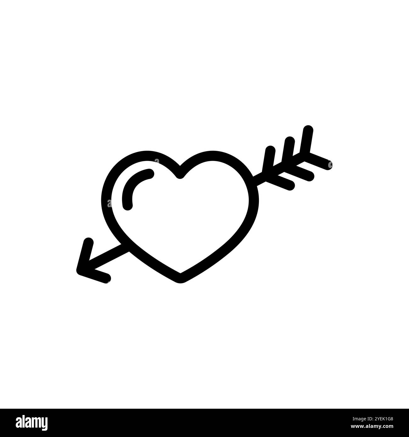 Heart linear icon heart Cut Out Stock Images & Pictures - Alamy