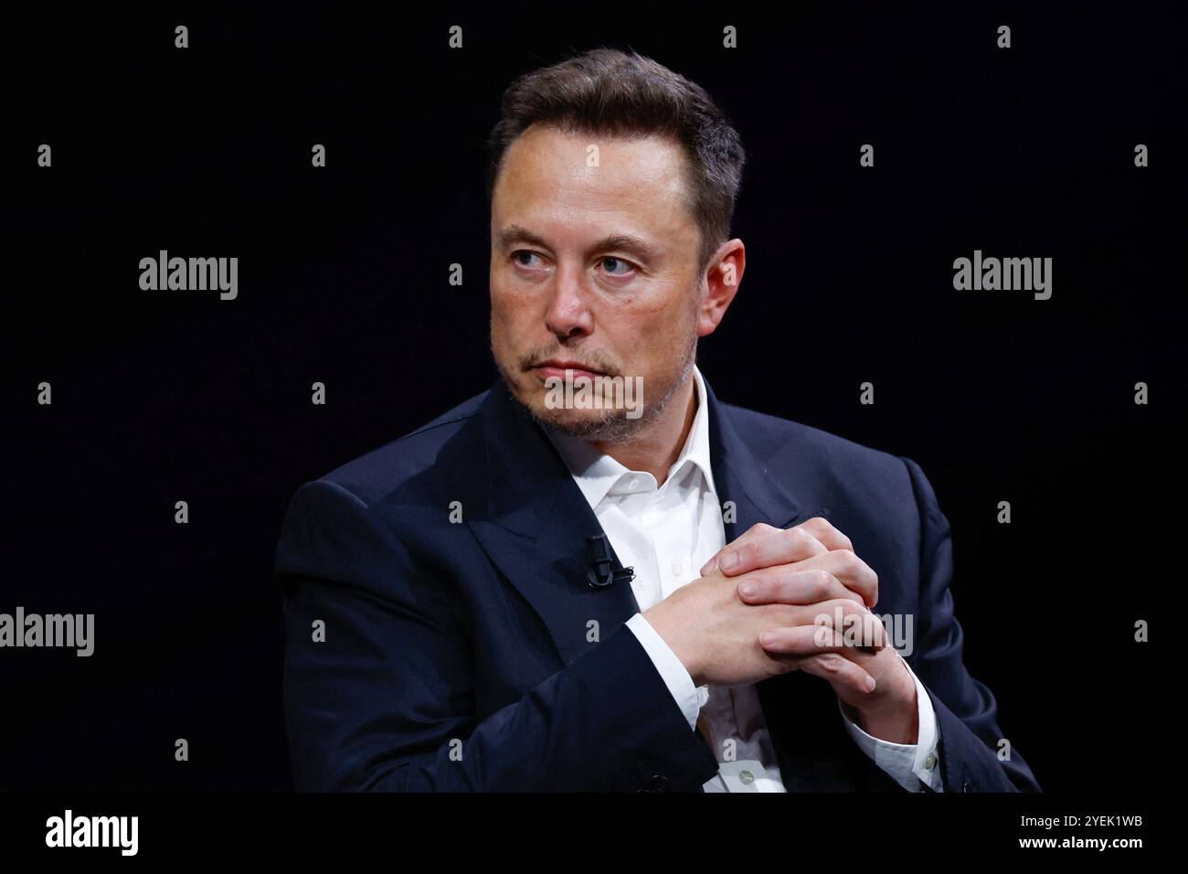 Elon Musk, Chief Executive Officer of SpaceX and Tesla and owner of X ...