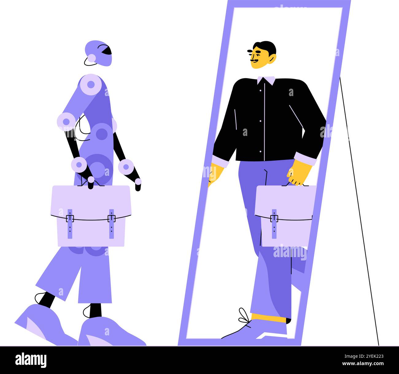 Ai mirror Stock Vector Images - Alamy