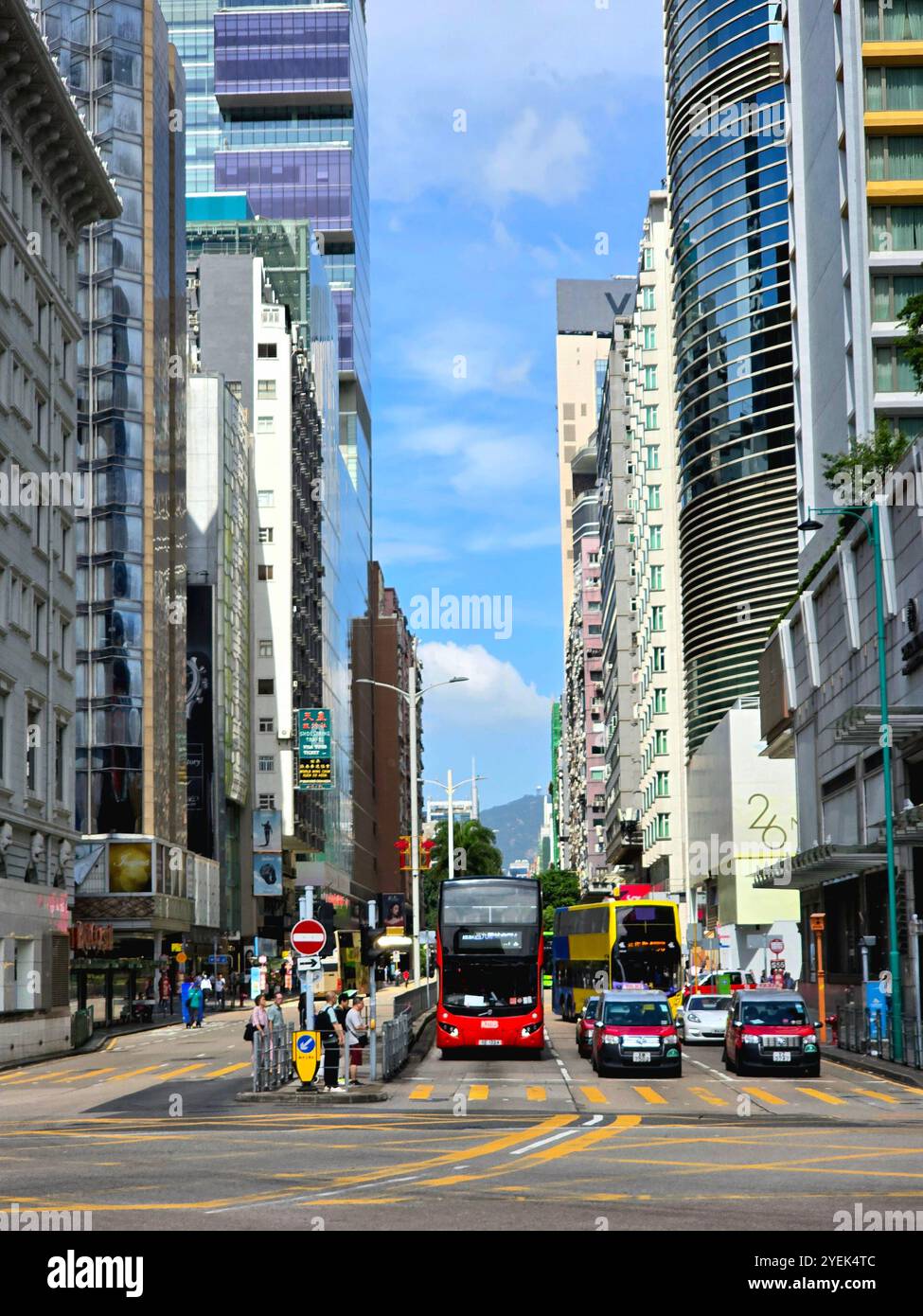 The iconic Nathan Road in Tsim Sha Tsui, Kowloon, Hong Kong Stock Photo - Alamy