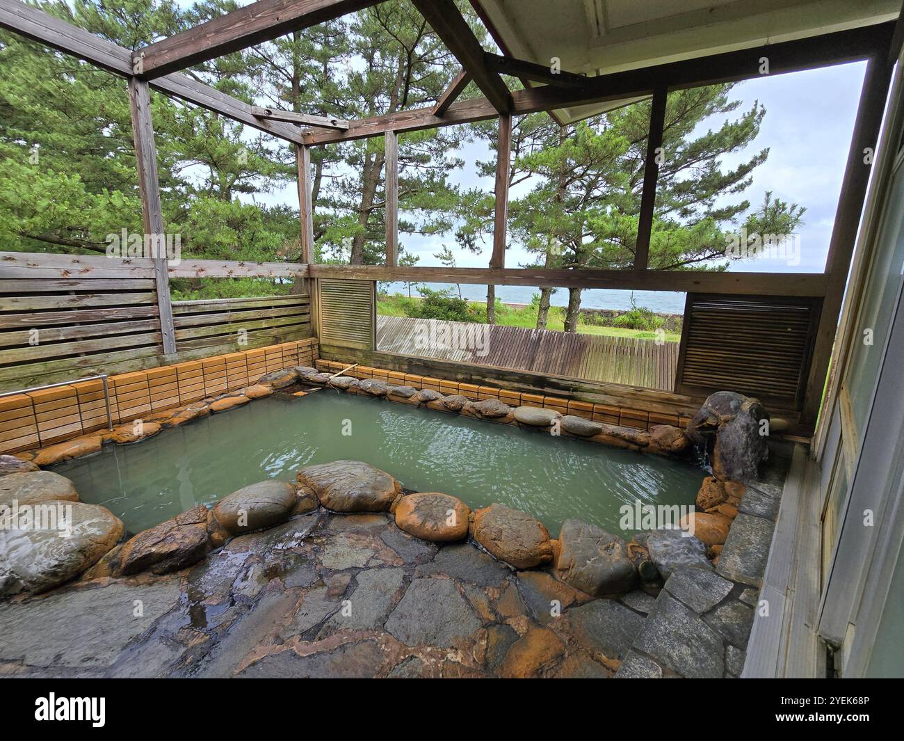The rotenboru at the Kyukamura hotel in Ibusuki, Japan Stock Photo - Alamy