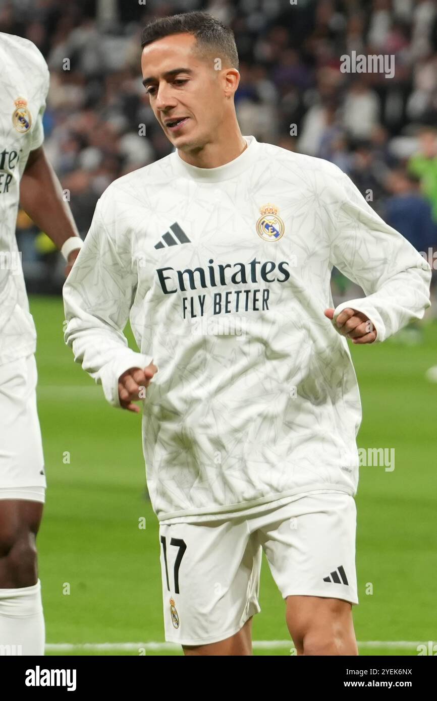 Lucas Vázquez of Real Madrid during the Spanish championship La Liga ...