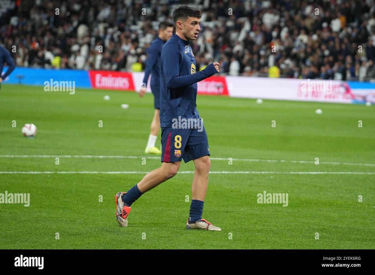 Pedri of FC Barcelona during the La Liga football match between Real Madrid CF and FC Barcelona ...