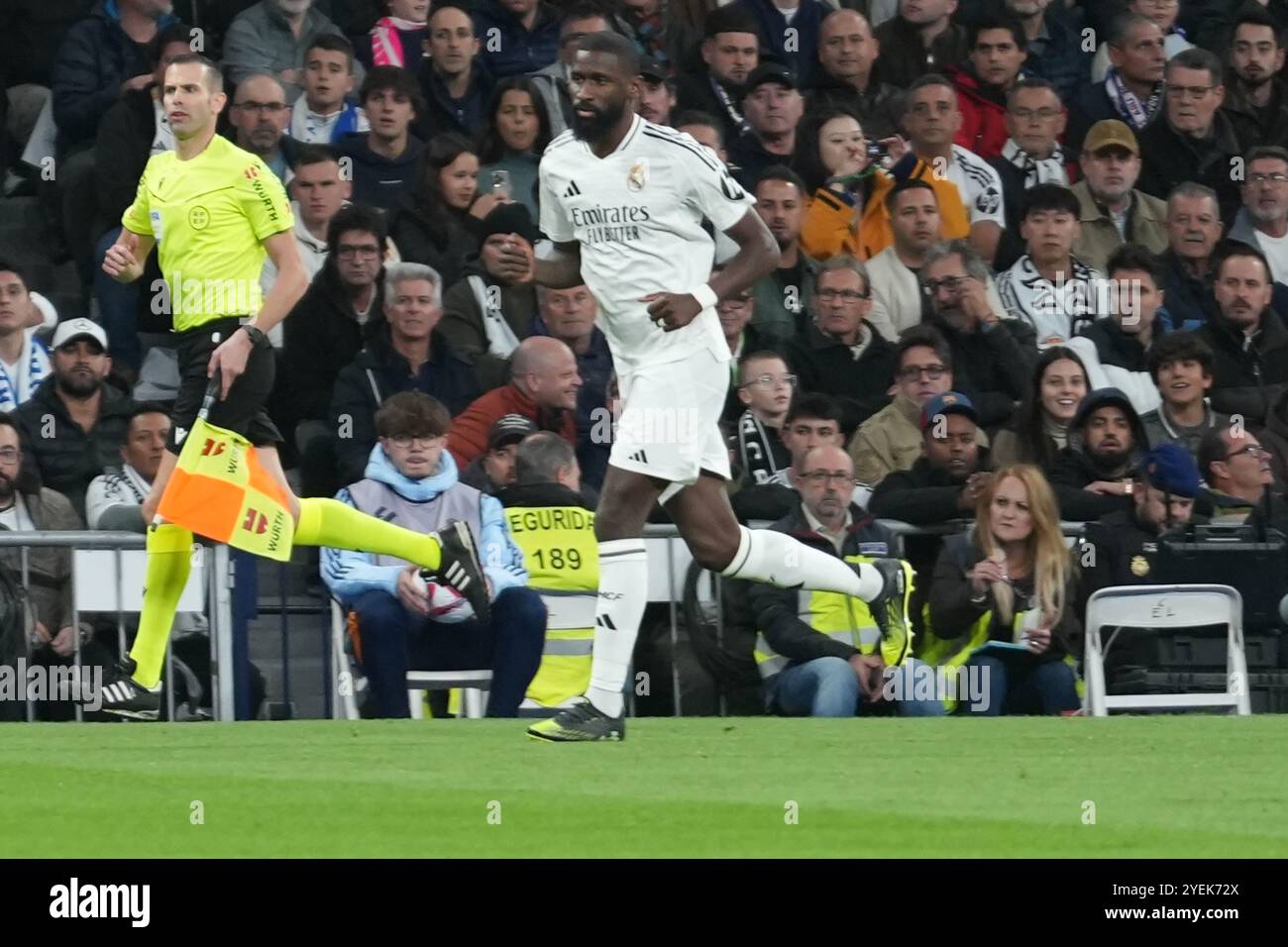 Antonio Rüdiger of Real Madrid during the Spanish championship La Liga ...