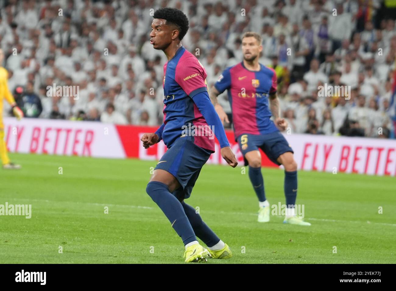 Alejandro Balde of Barcelona during the Spanish championship La Liga ...