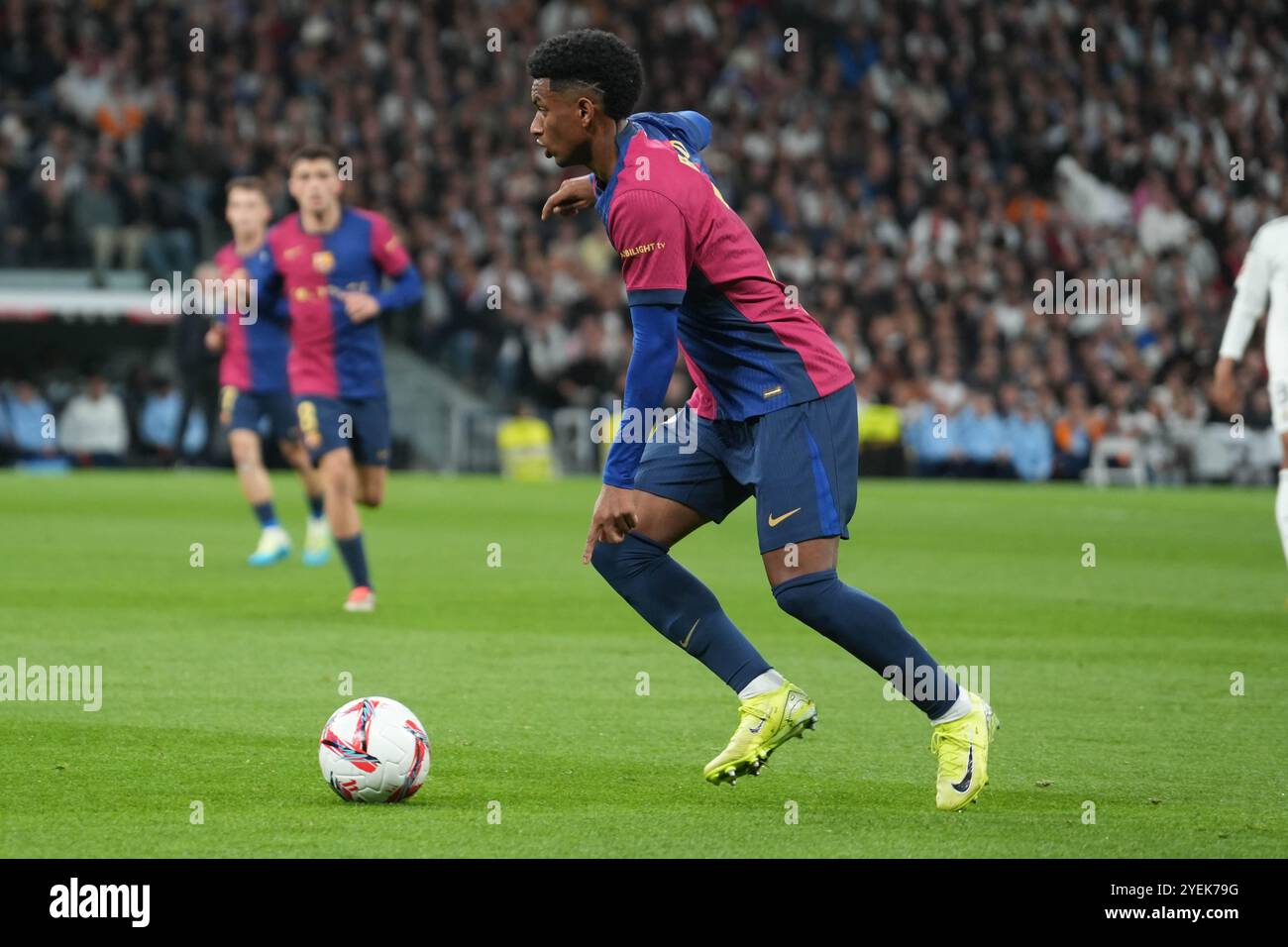 Alejandro Balde of Barcelona during the Spanish championship La Liga ...