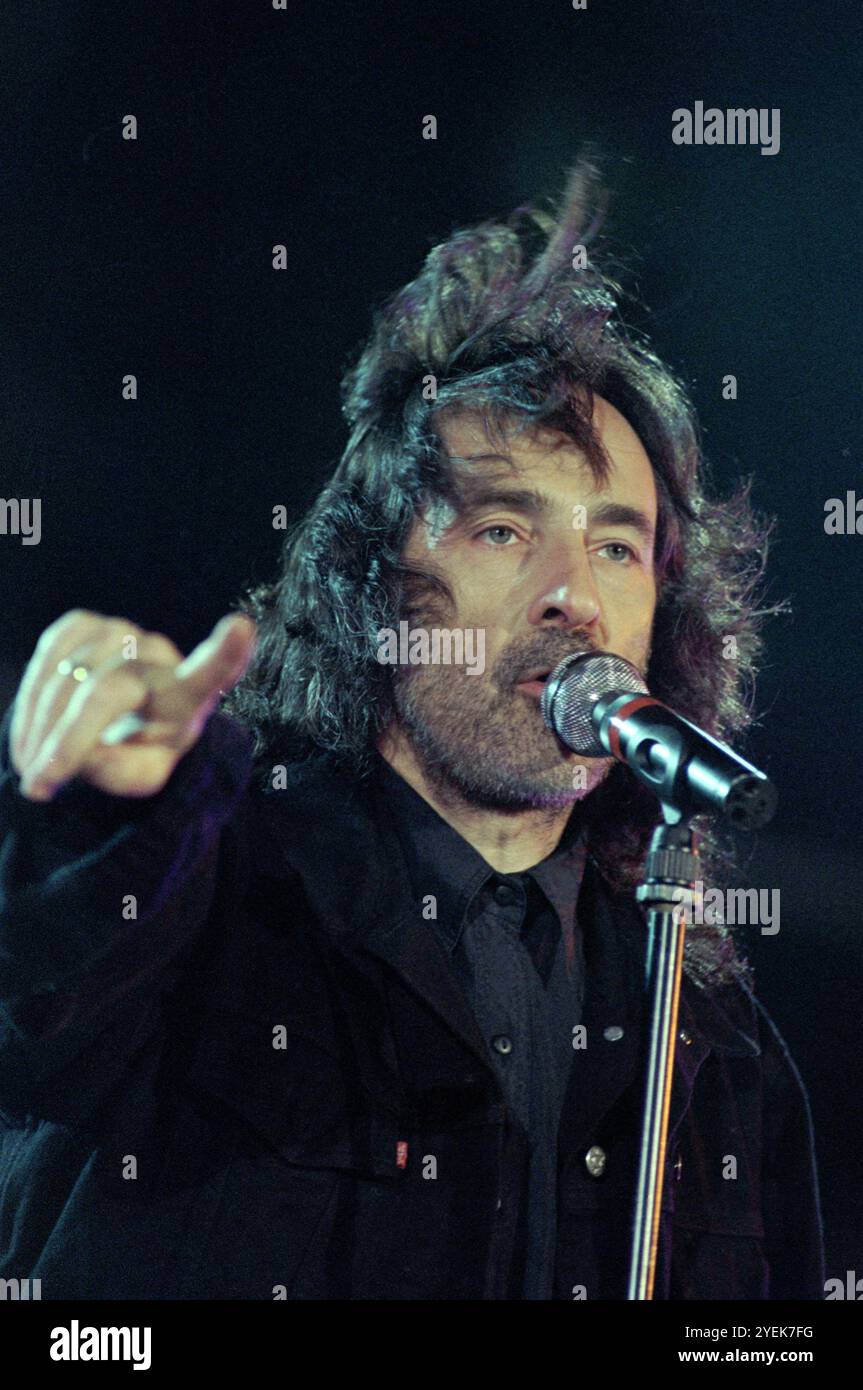 Milan Italy 02/04/1997: Franz Di Cioccio, Italian drummer and singer of ...