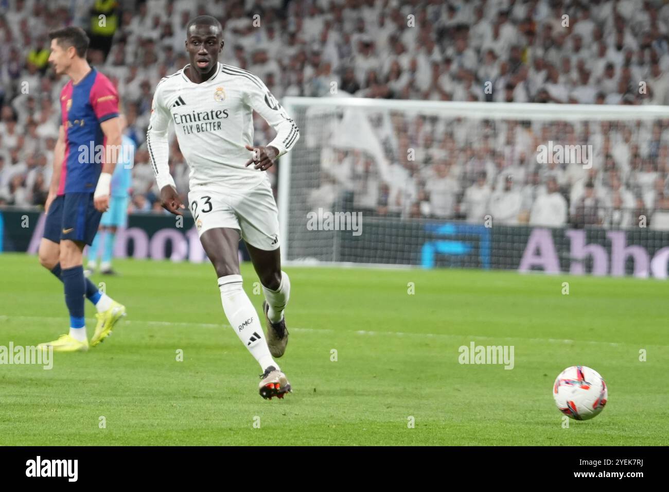 Ferland Mendy of Real Madrid during the Spanish championship La Liga ...