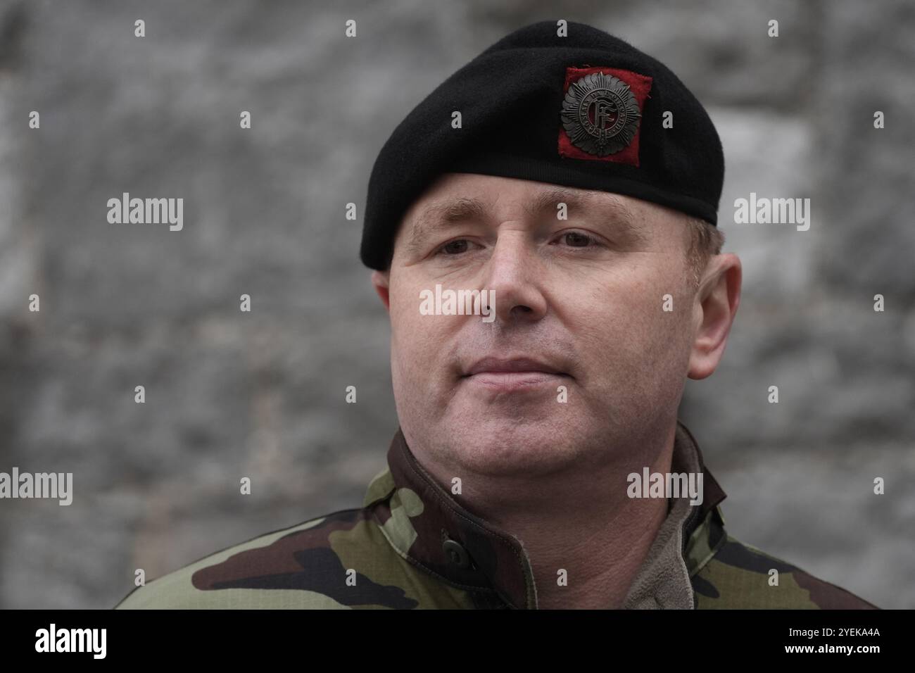 Officer Commanding 125th Inf Bn Lieutenant Colonel Shane Rockett after ...