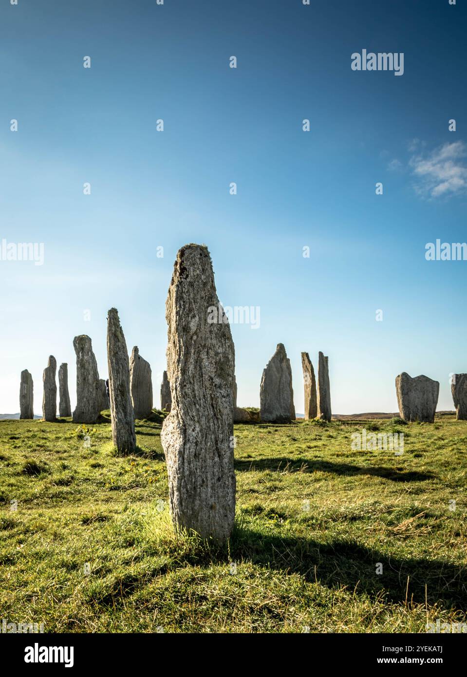 Standing Stones of Callanish, Lewis, Outer Hebrides, Scotland Stock ...