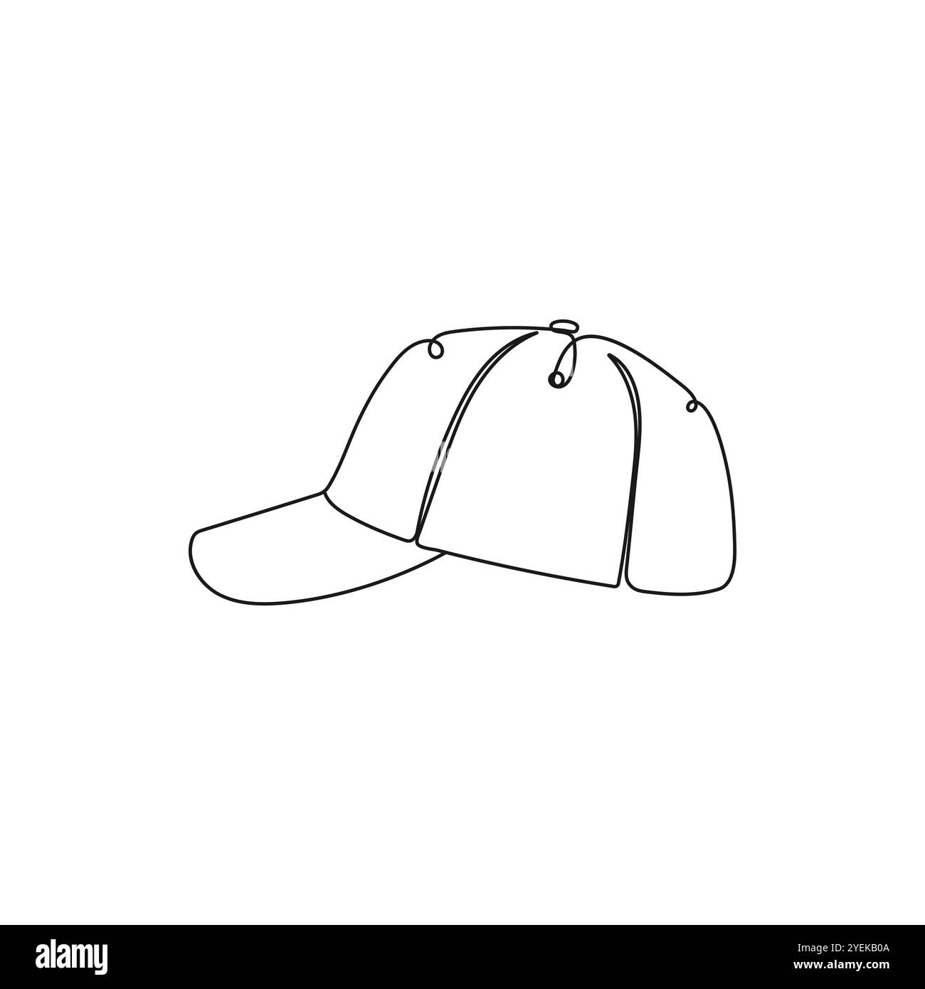 Baseball cap. Sport hat. Travel accessory, sport clothes. One ...
