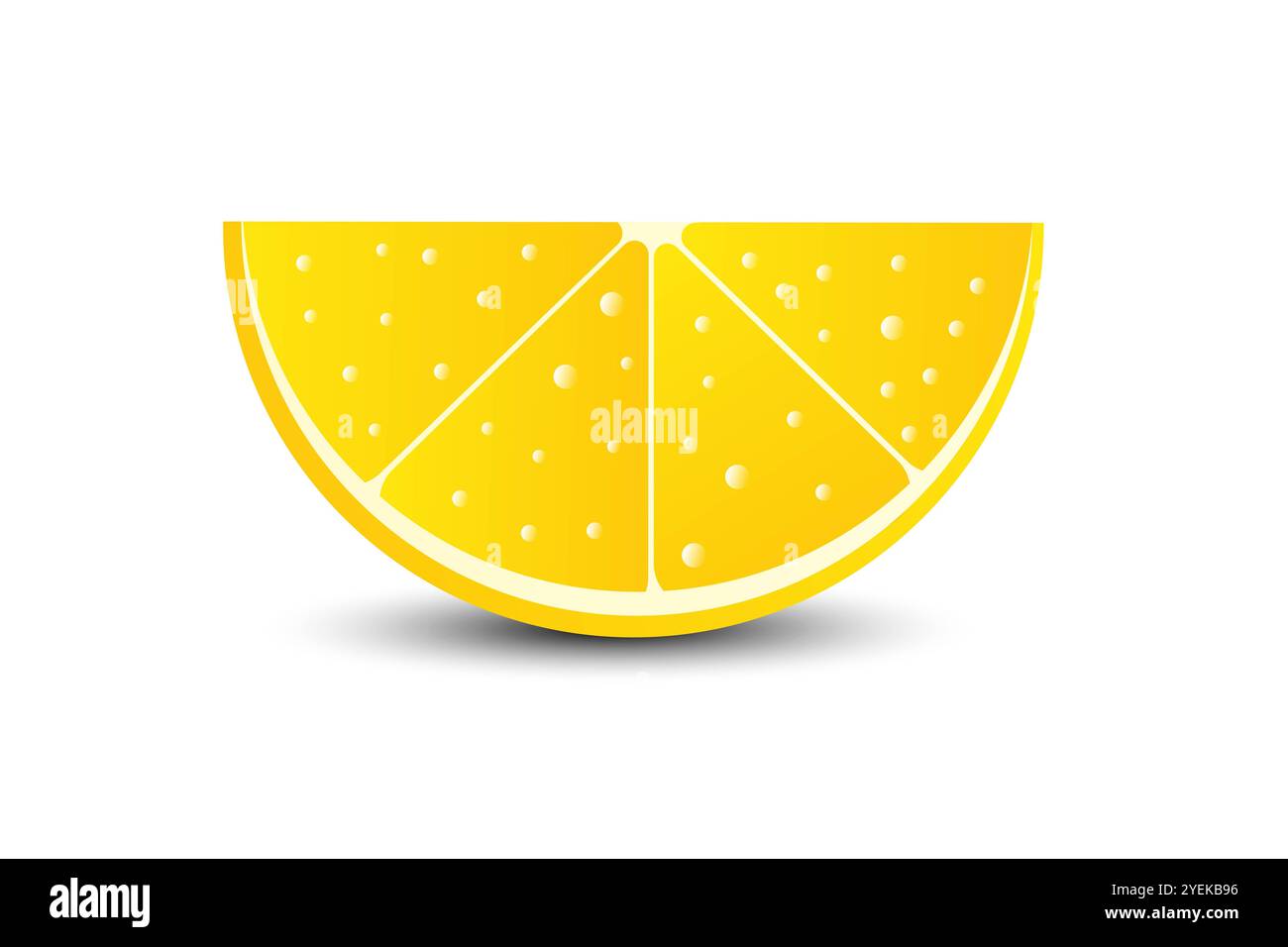 Lemon slice isolated on transparent background Stock Photo - Alamy