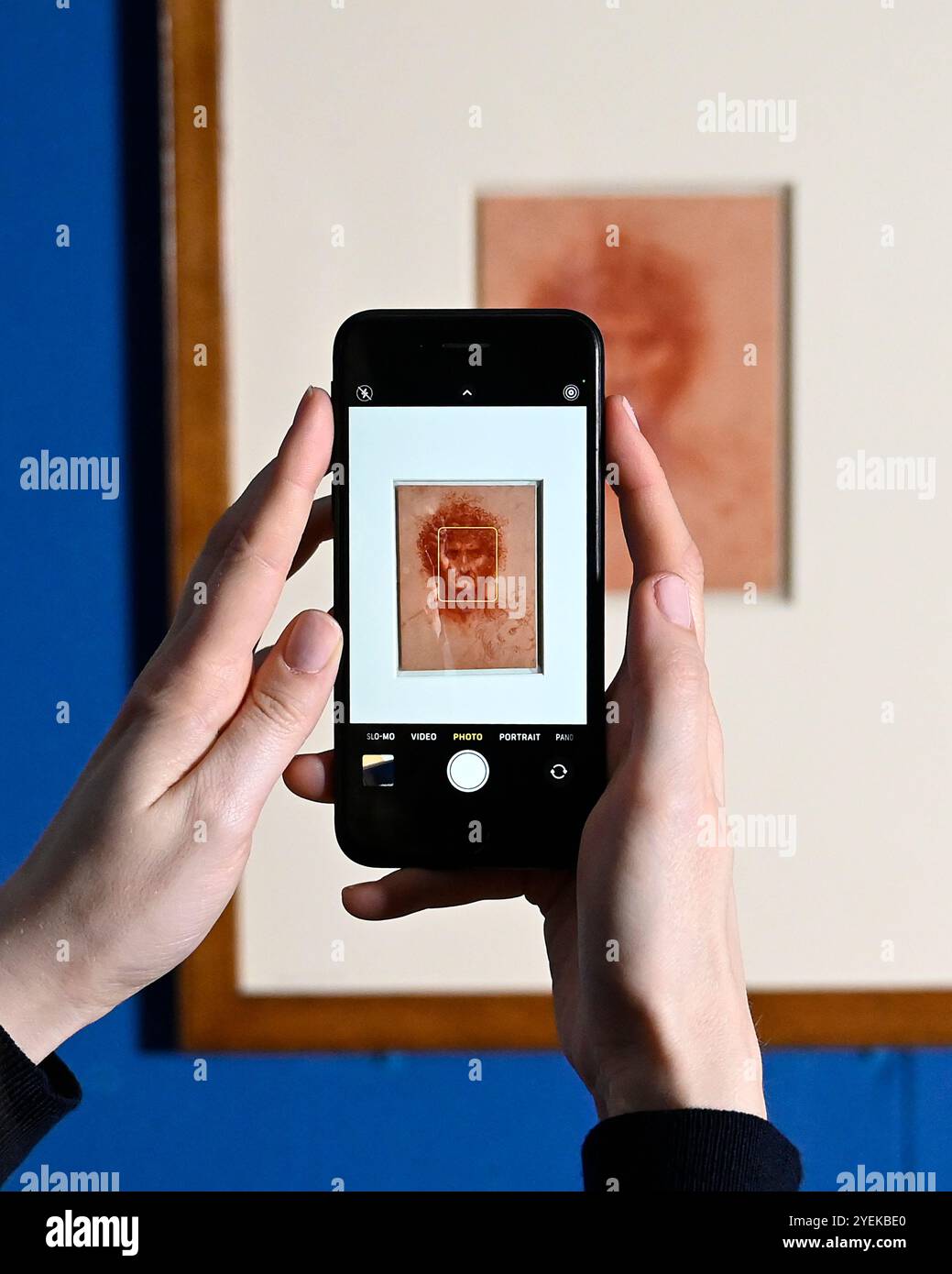 The King's Gallery London 31 Oct 2024. Capturing one of the works on ...