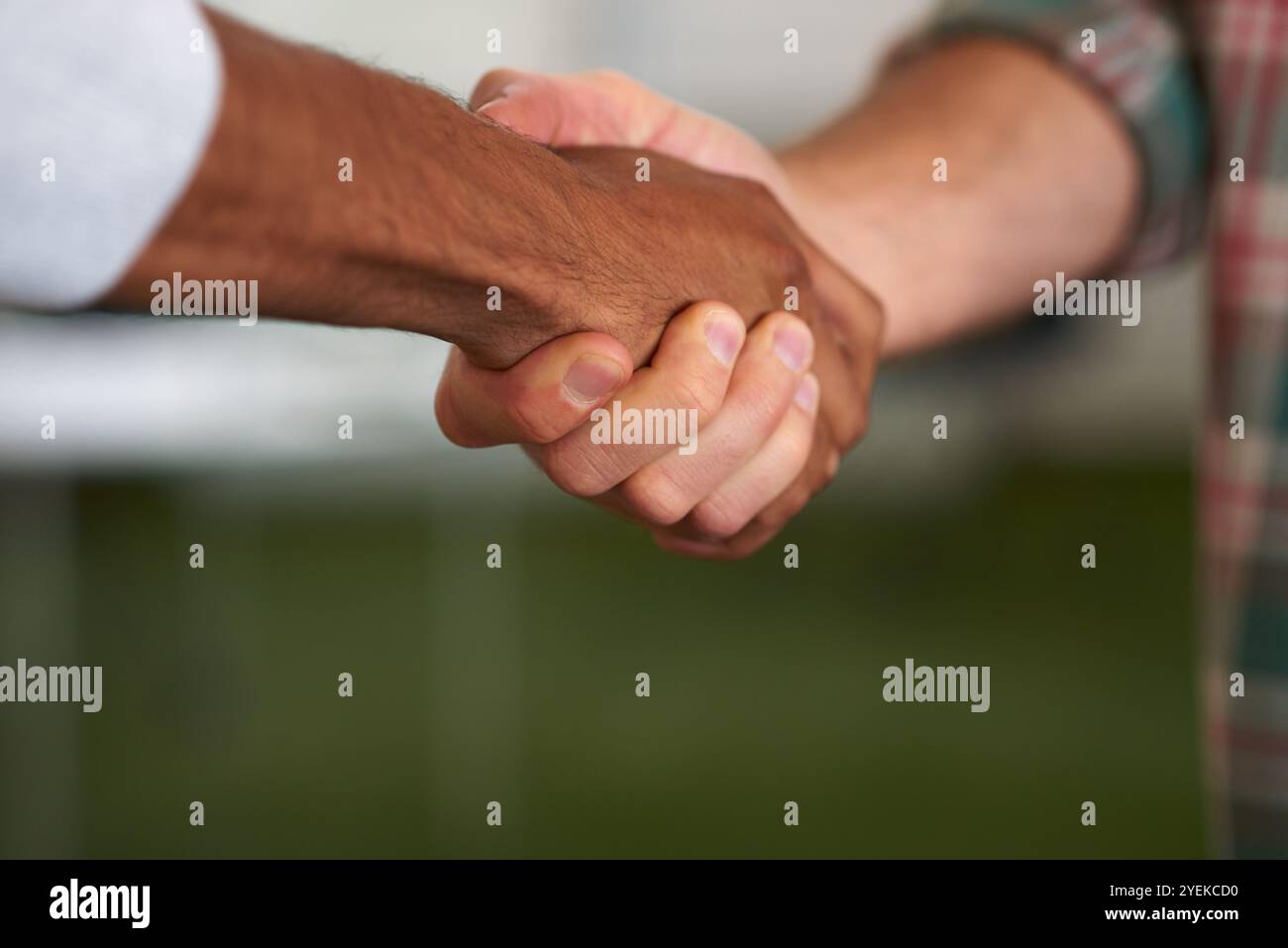 Creative people, handshake and meeting for thank you, hiring or deal ...