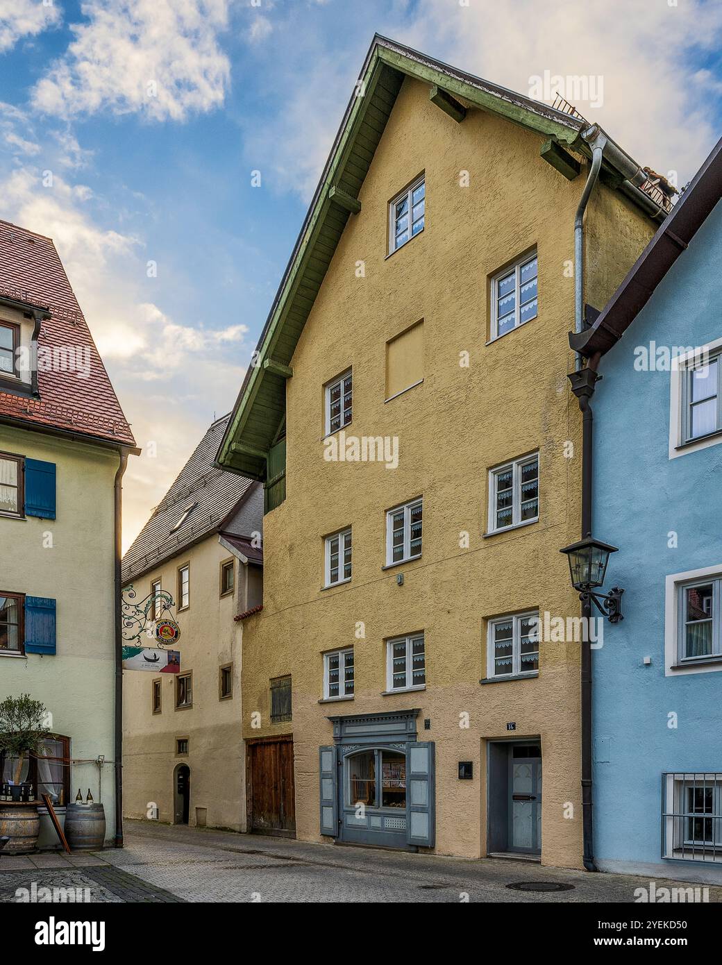 The beautiful old town of Füssen, Bavaria, Germany Stock Photo - Alamy