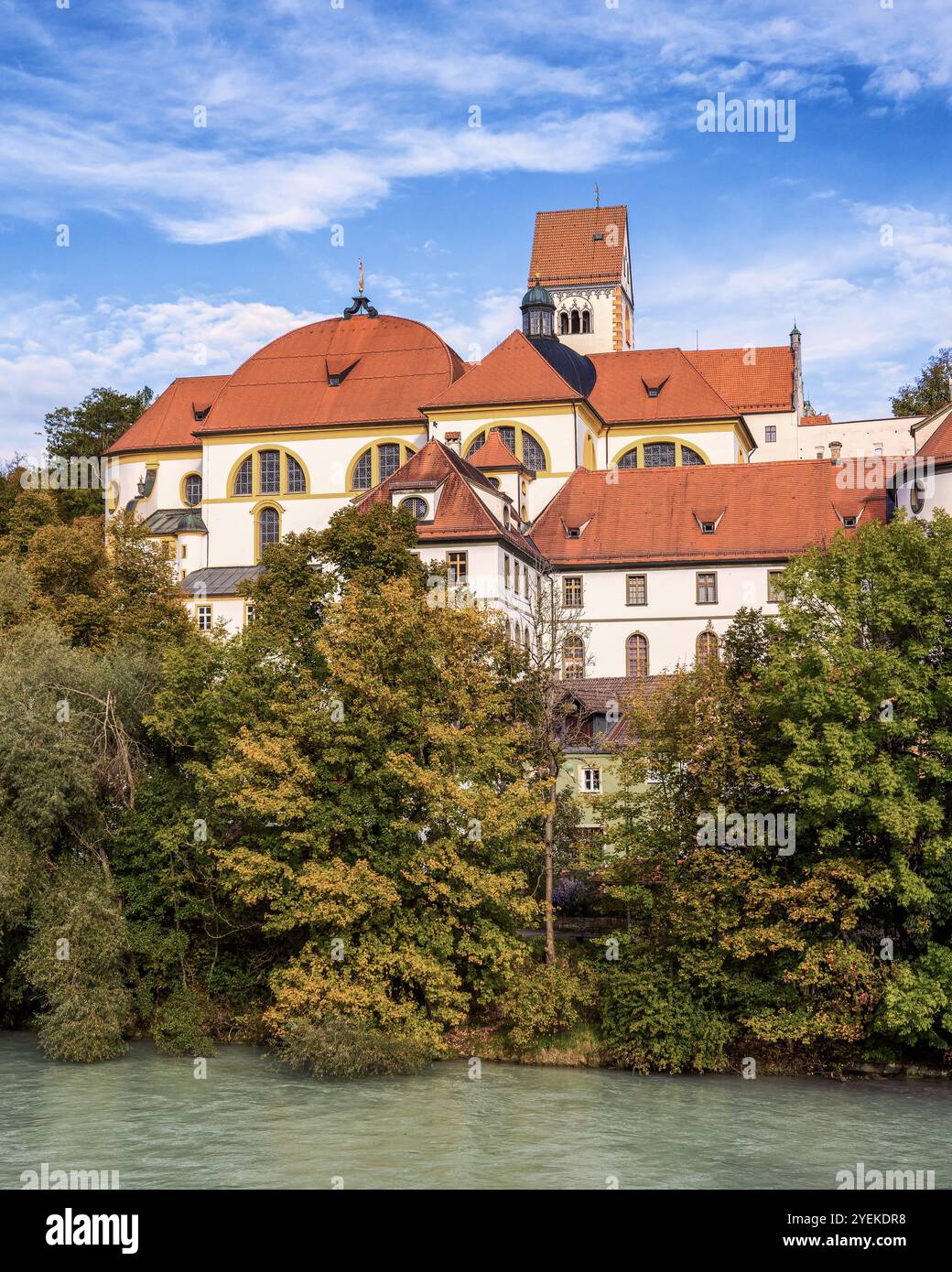 The beautiful old town of Füssen, Bavaria, Germany Stock Photo - Alamy