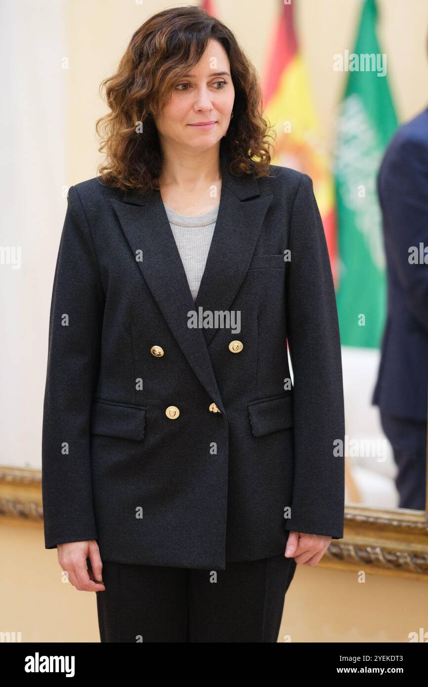 Madrid, Spain. 22nd Jan, 2022. The president of the Community of Madrid ...