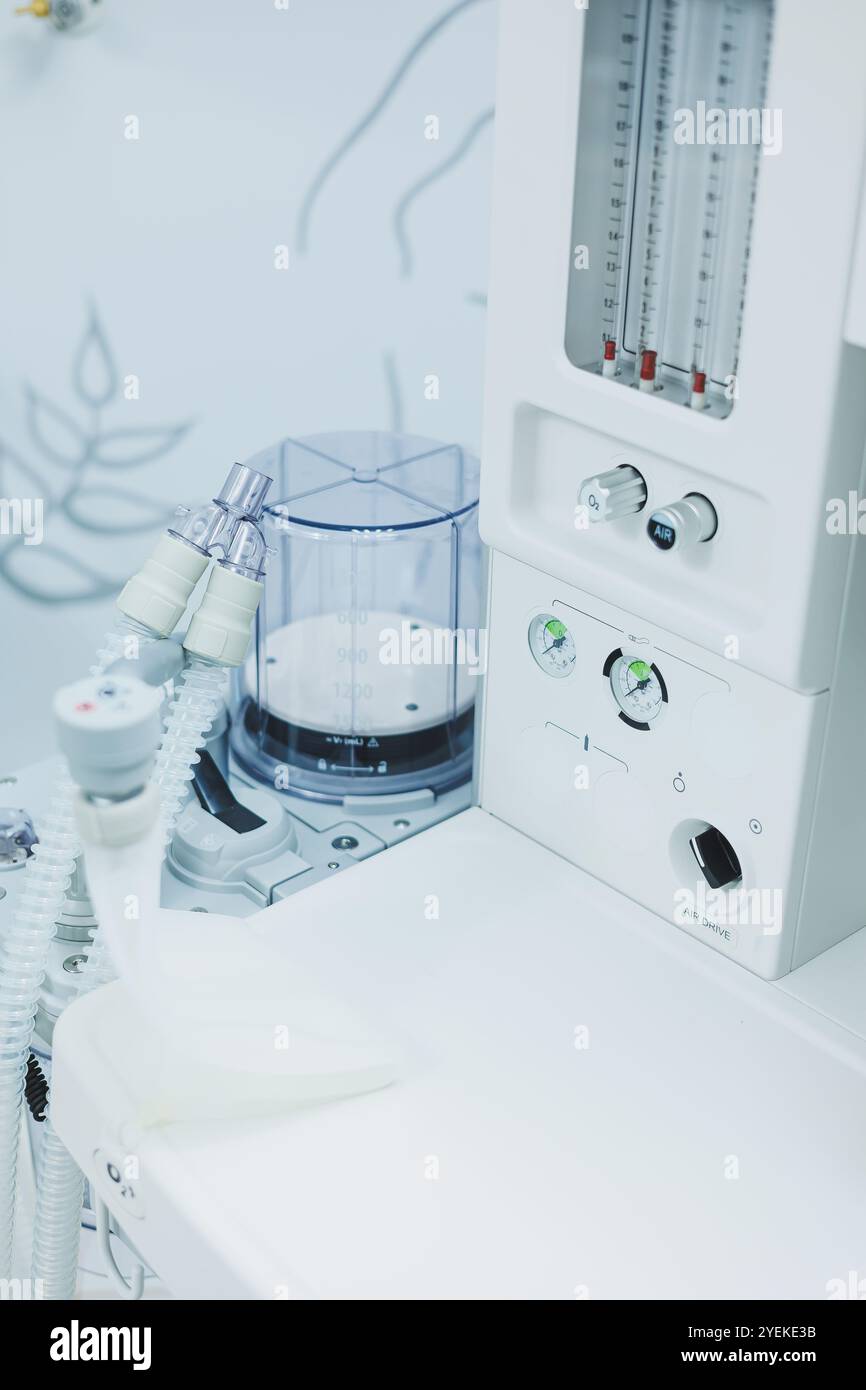 Modern medical equipment in a bright office. Apparatus for ultrasound ...