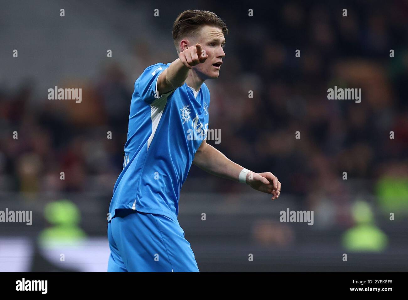 Scott McTominay of Ssc Napoli gestures during the Serie A match ...