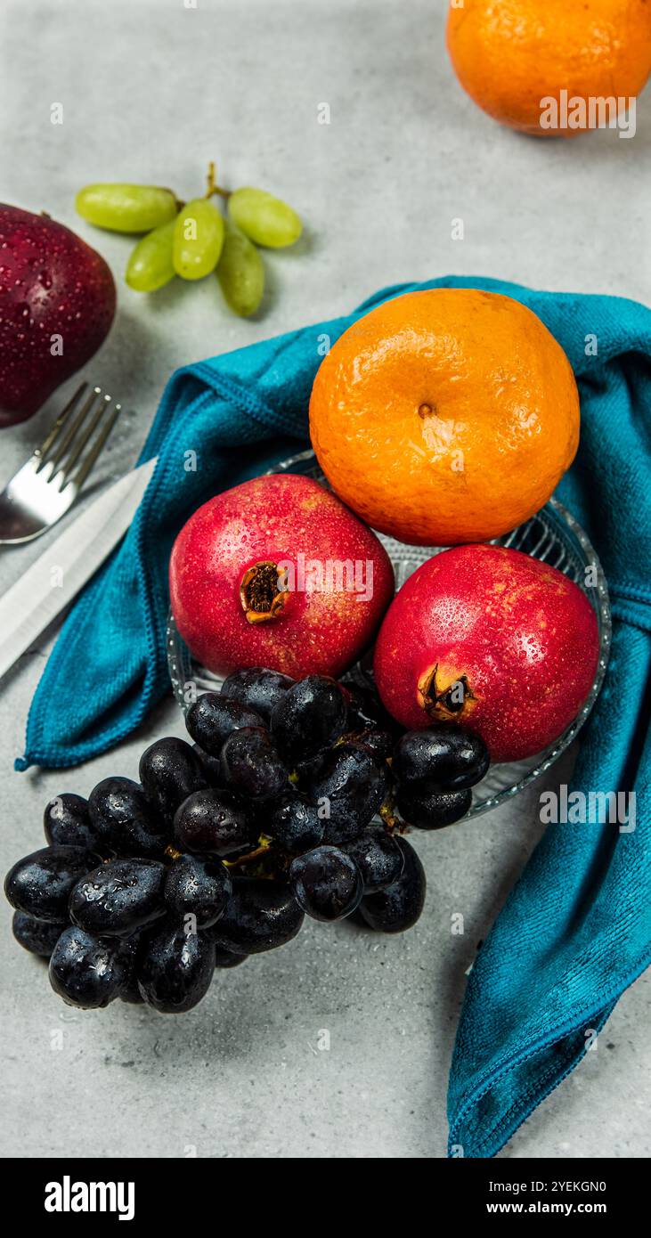 Vibrant cluster of fruits hi-res stock photography and images - Alamy