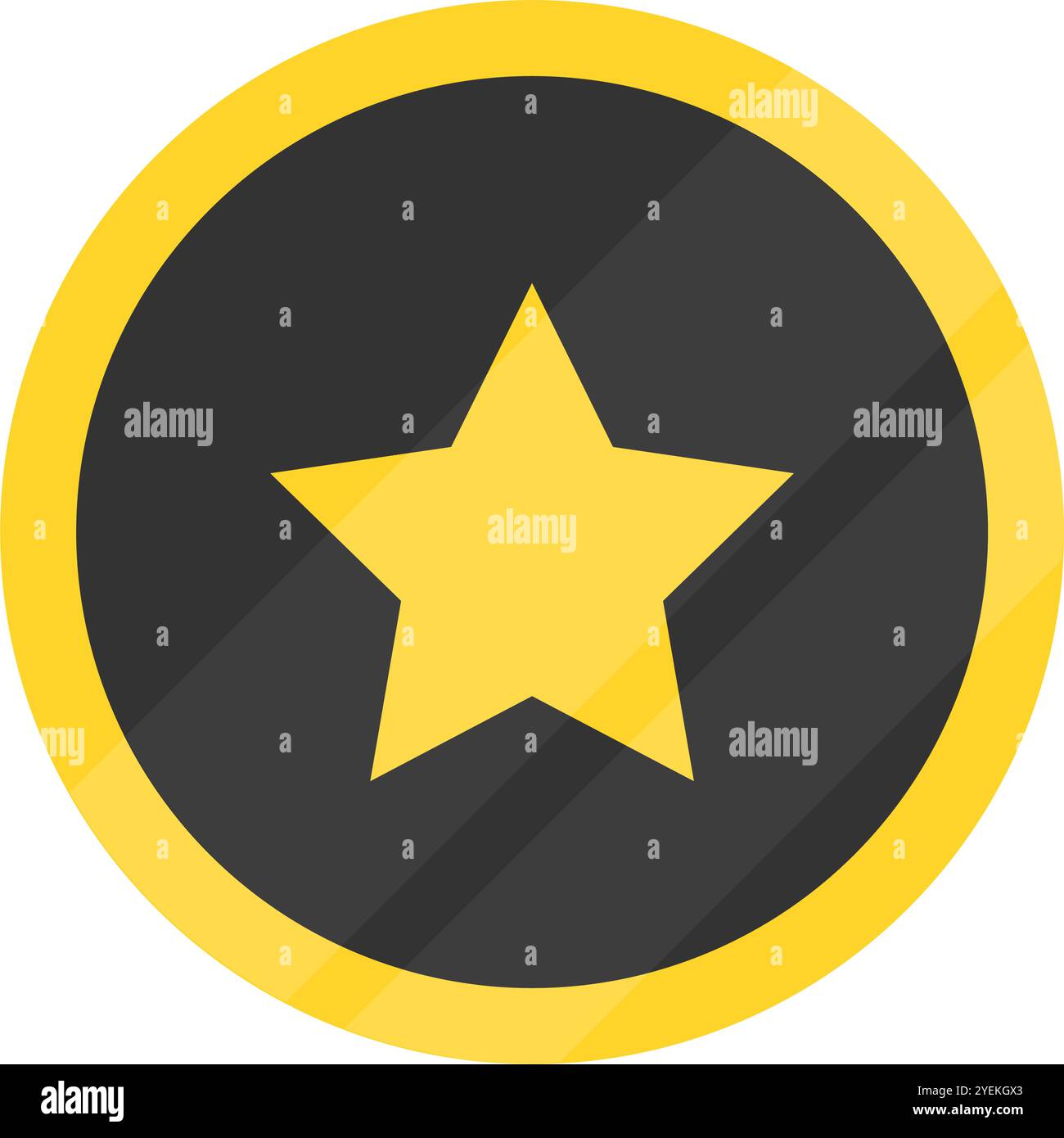 Isolated yellow button black silhouette Stock Vector Images - Alamy