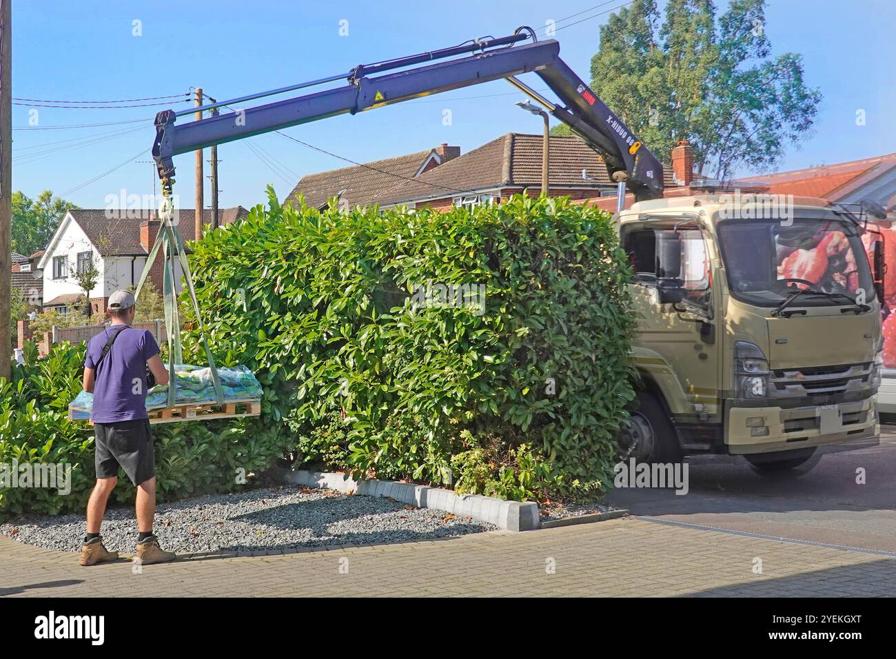 Lorry mounted crane controller hi-res stock photography and images - Alamy