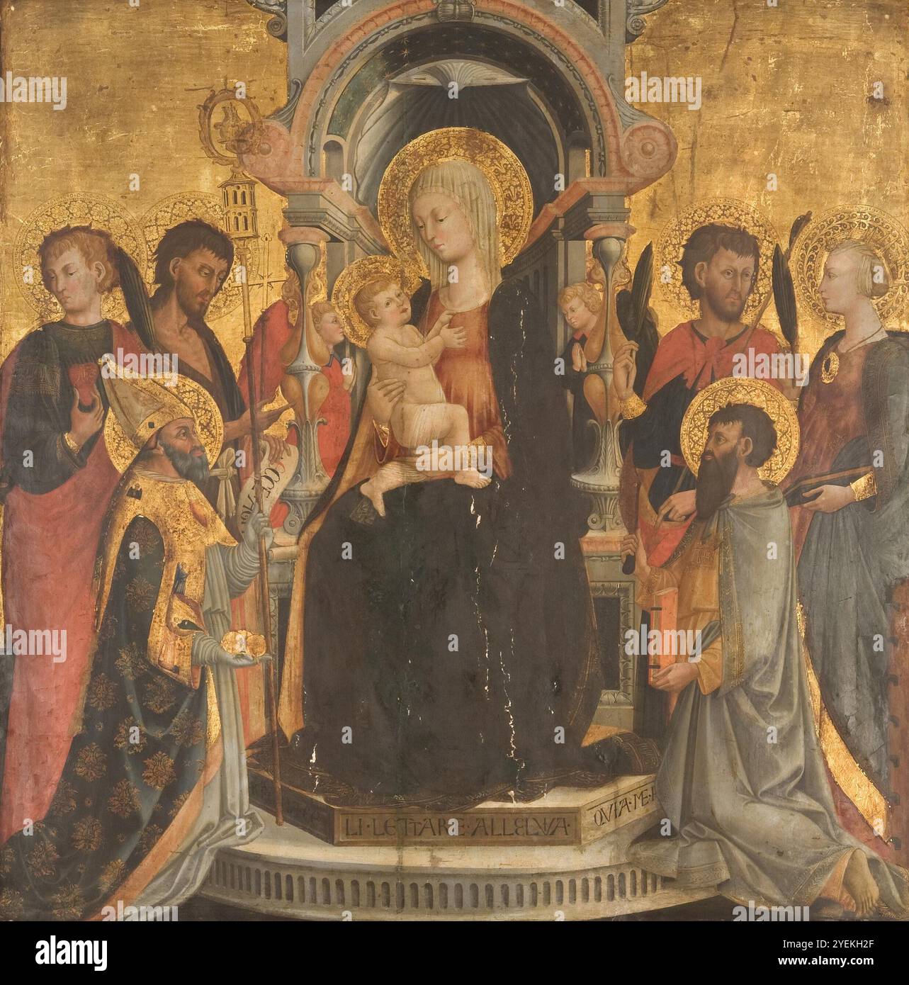 Saints john the baptist and ansanus hi-res stock photography and images ...