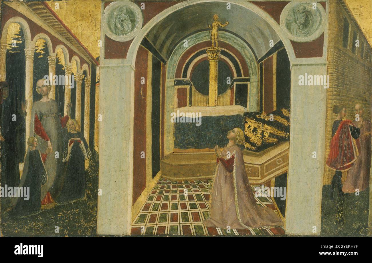 Scenes from a Novella Early 1440s Priamo della Quercia (Italian (born ...