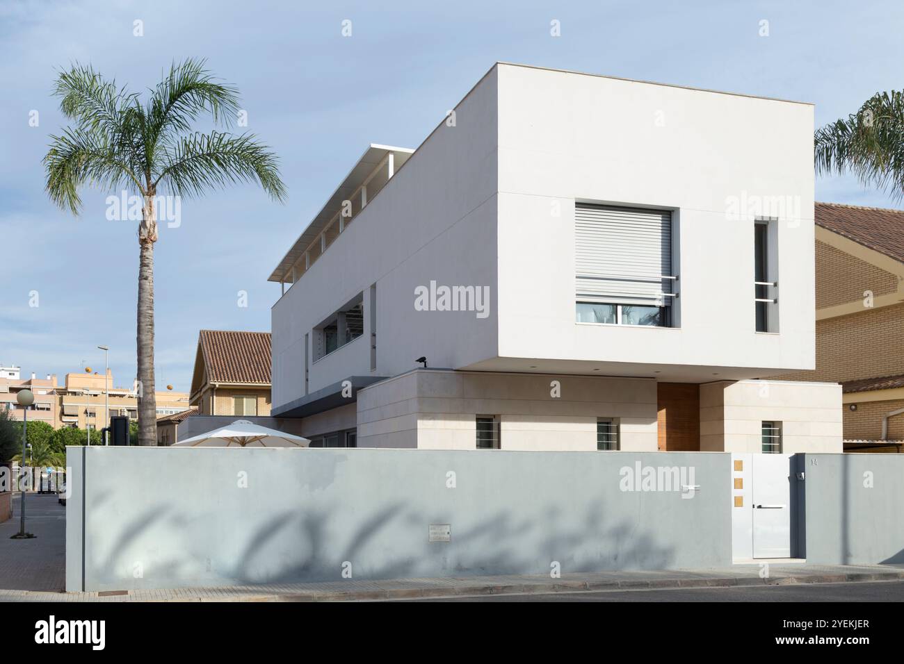 Contemporary House Side View