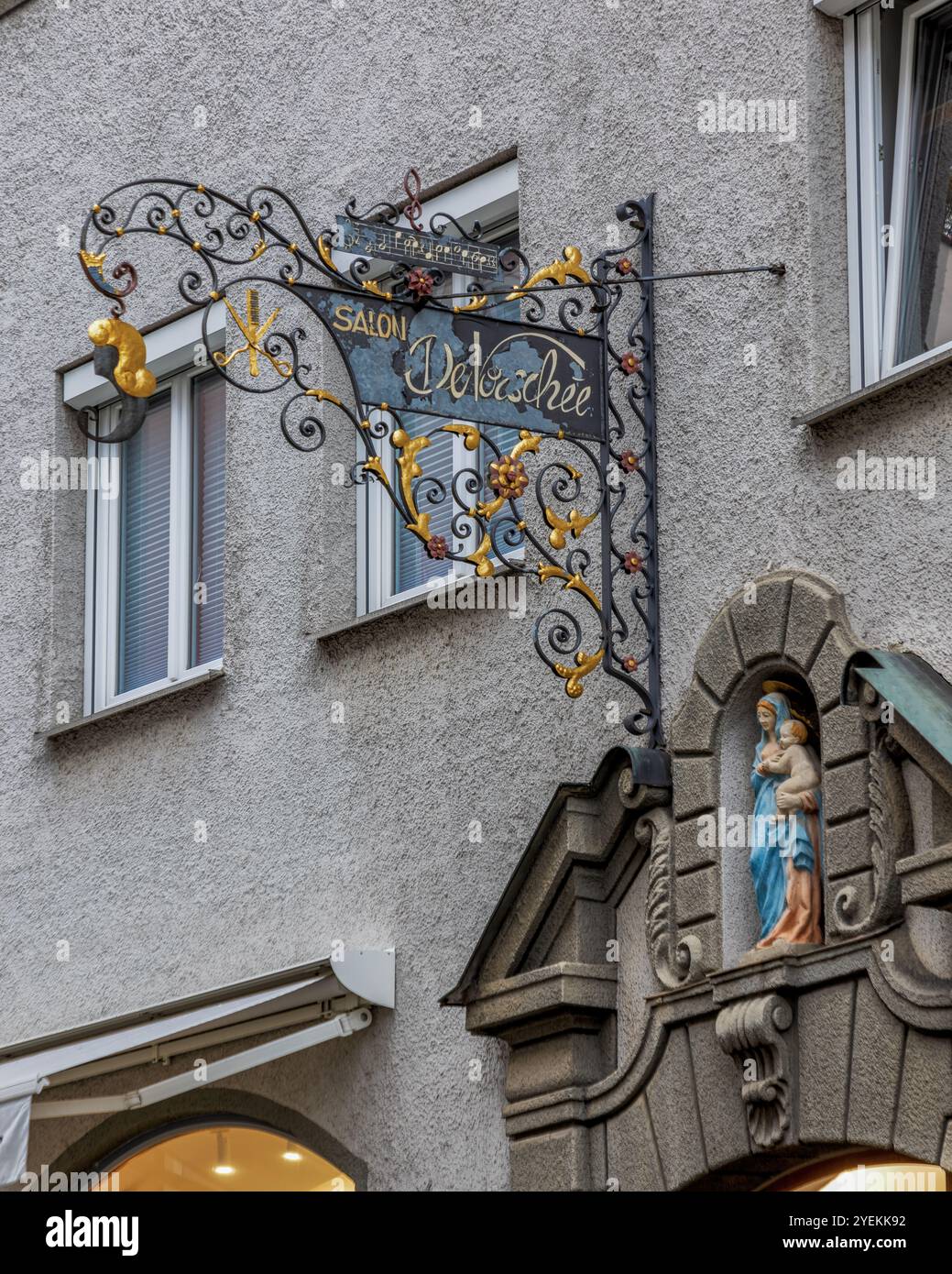 Beautiful old town of Füssen in Bavaria, Germany Stock Photo - Alamy