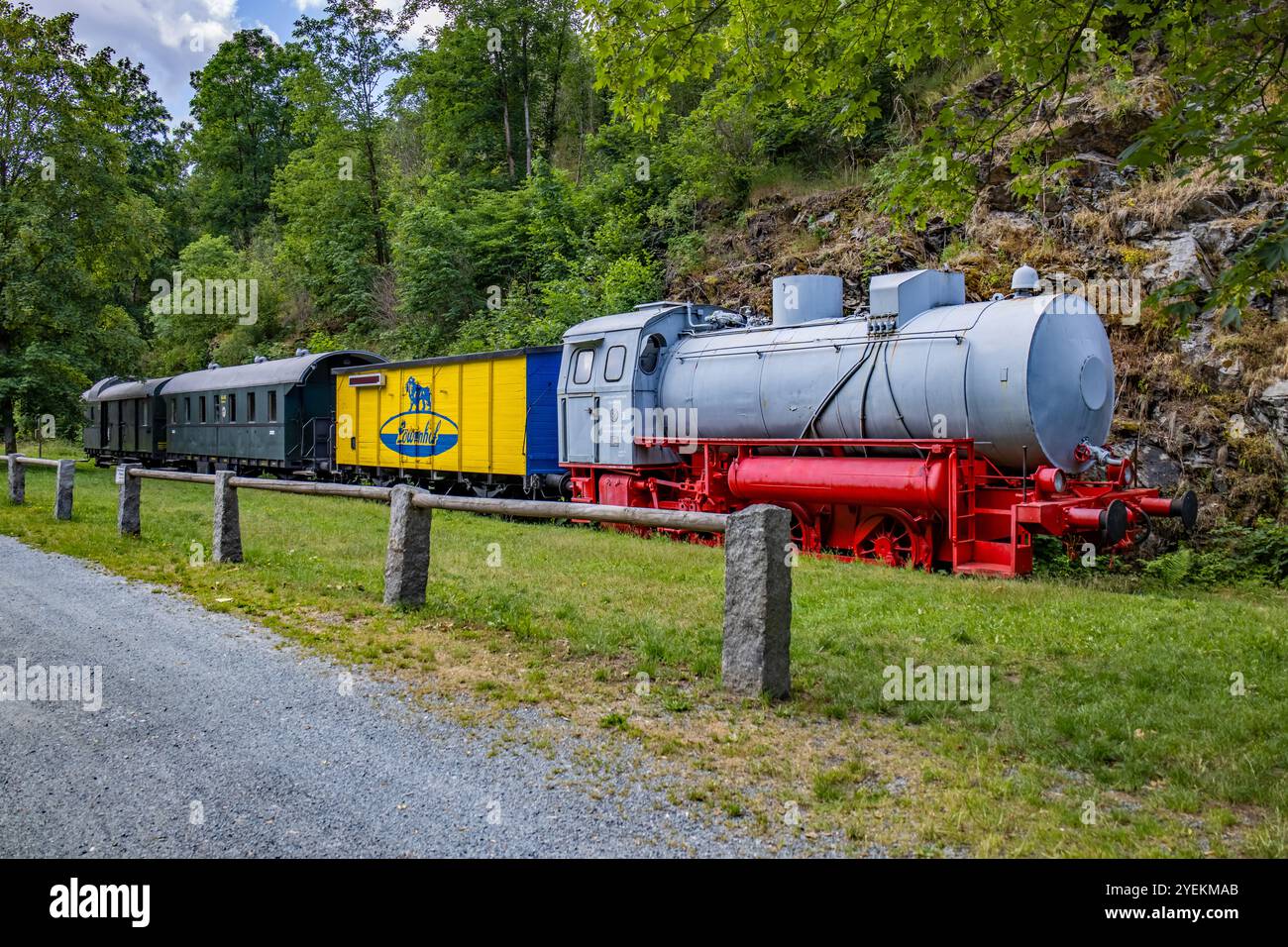 Steam Storage Locomotive Of The Former Blankenstein Pulp And Paper Mill ...