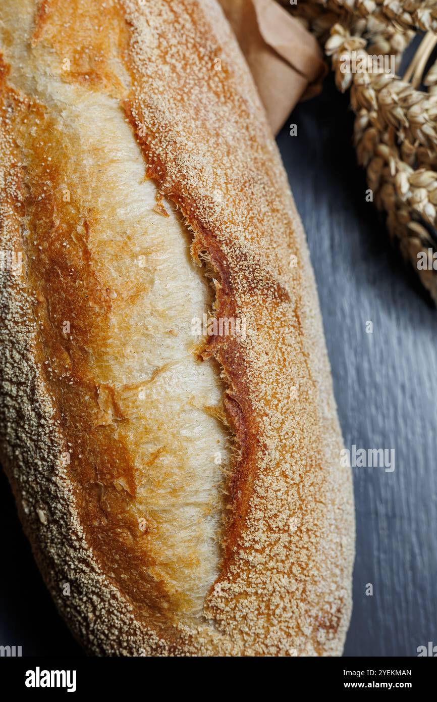 Fragrant whole grain bread without yeast. Bread on natural sourdough ...