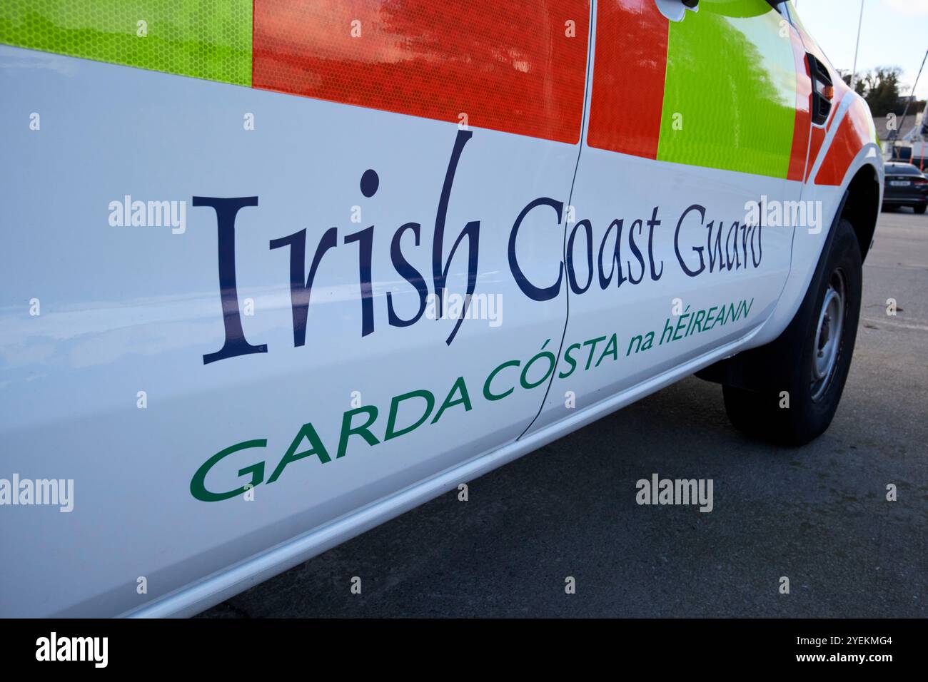 irish coast guard garda costa na heireann logo on vehicle, county ...